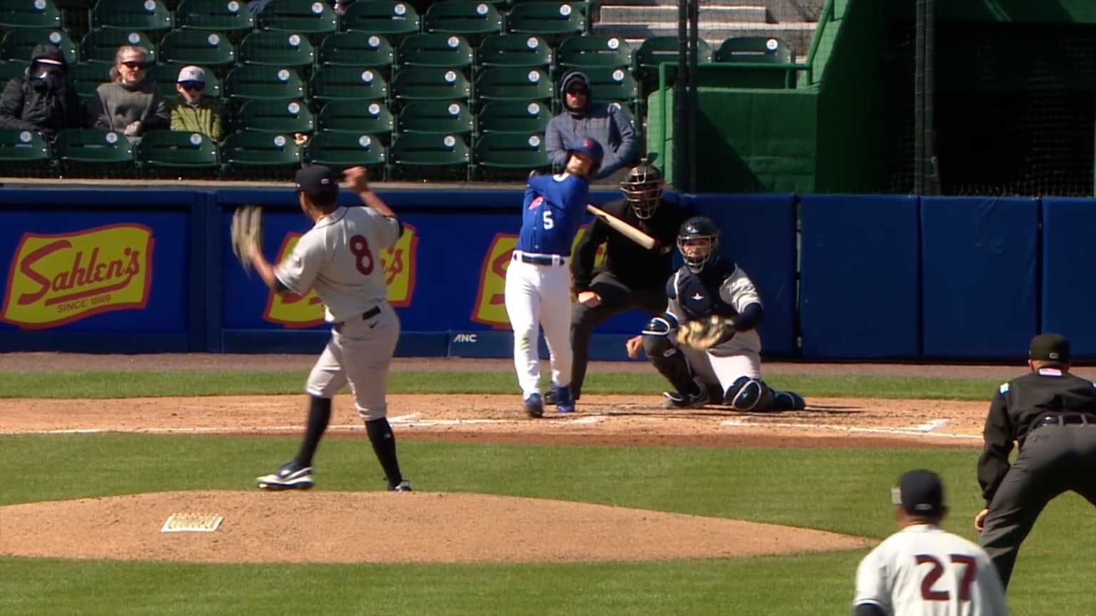 Nathan Lukes 2 RBI Single | 04/20/2022 | Bisons