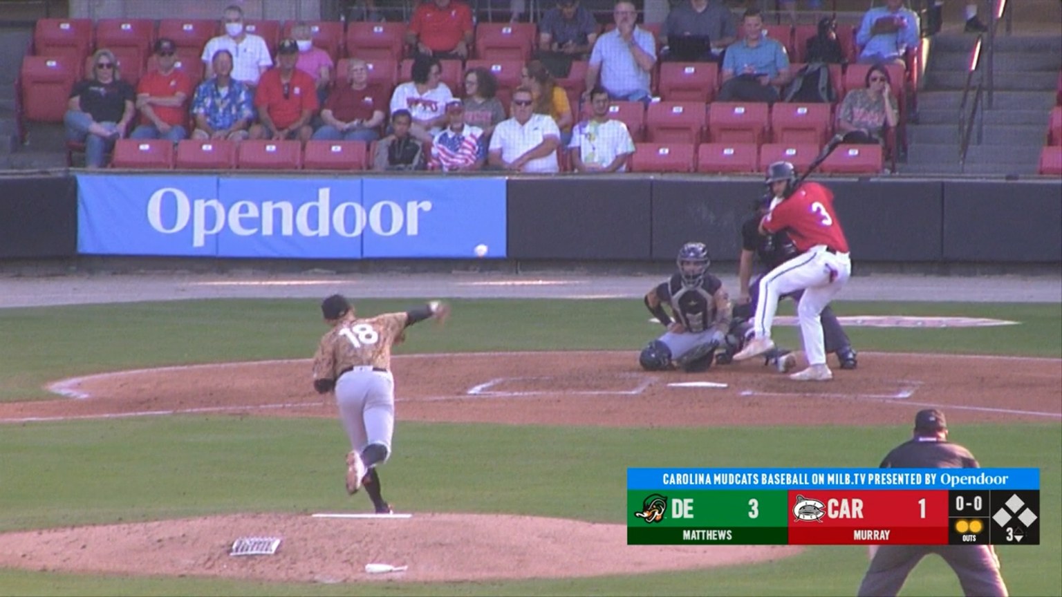 Ethan Murray 2R HR | 09/10/2021 | Mudcats