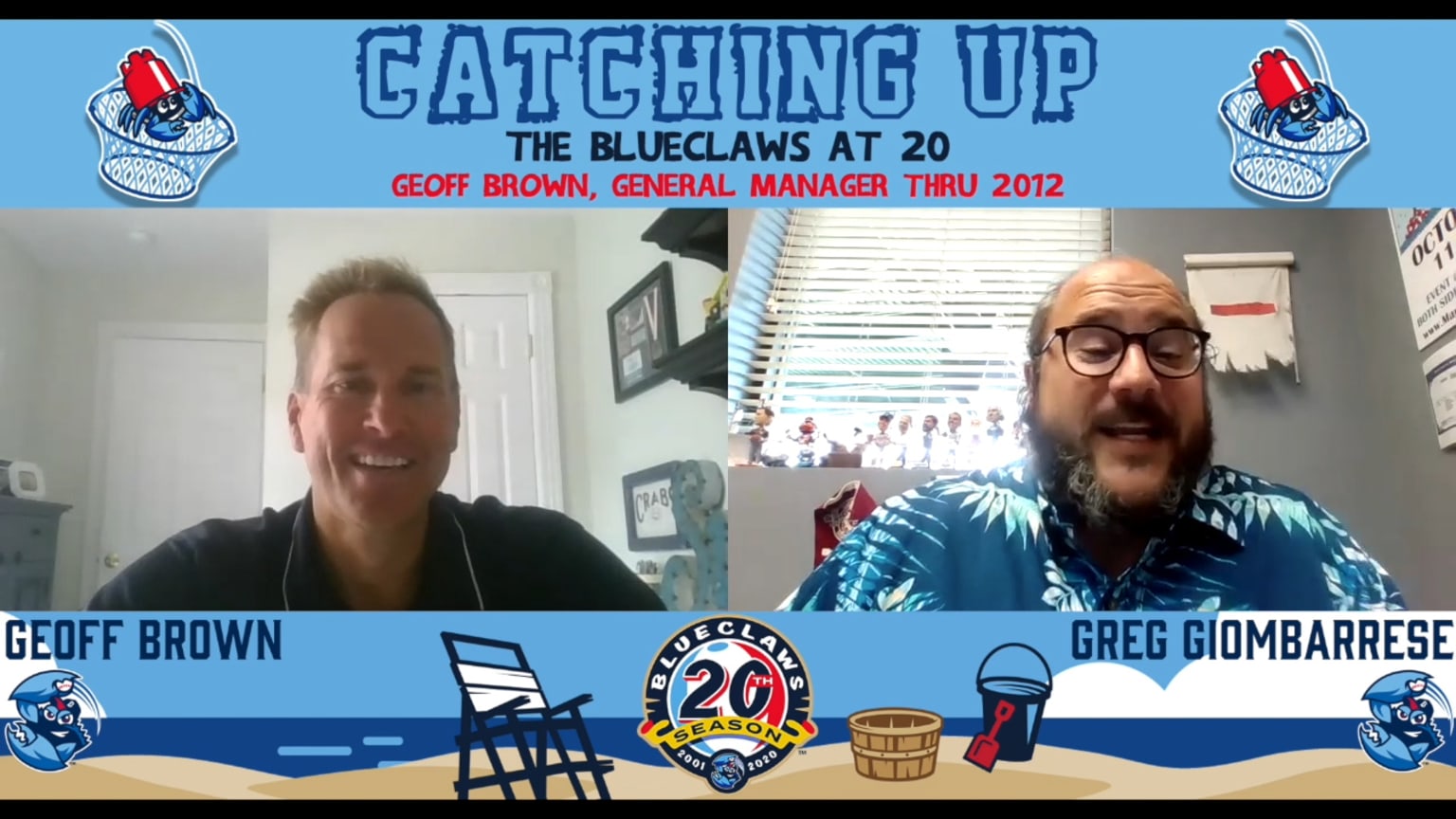 Catching Up - Geoff Brown | 08/21/2020 | BlueClaws