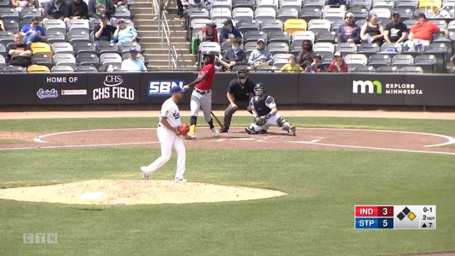 Cruz sends one deep to center | 05/24/2022 | MiLB.com