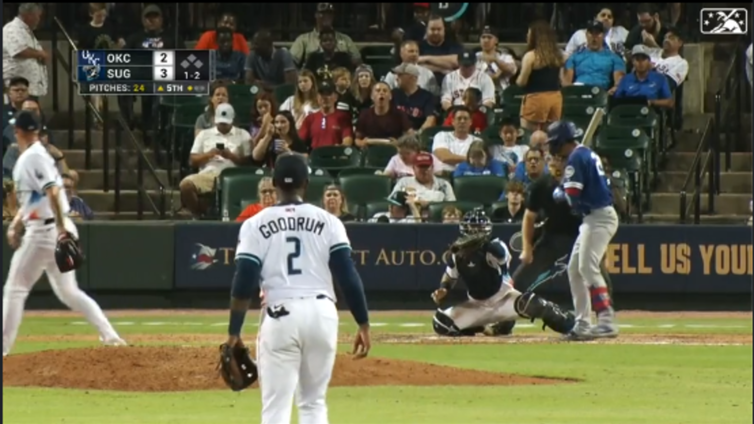 Brown get K with curveball | 05/26/2022 | Space Cowboys