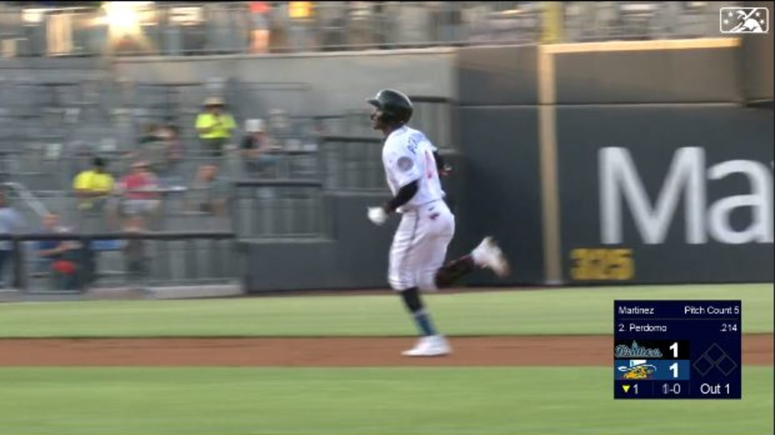 Perdomo clears the fences | 09/08/2021 | MiLB.com