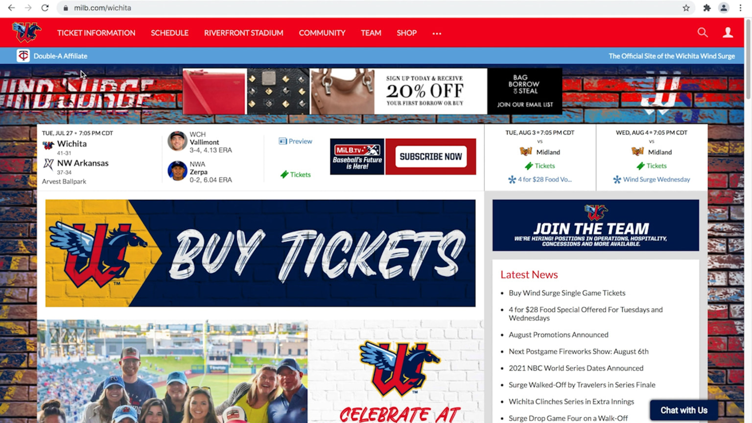 Ticket Buying Process: Digital | 08/02/2021 | Wind Surge