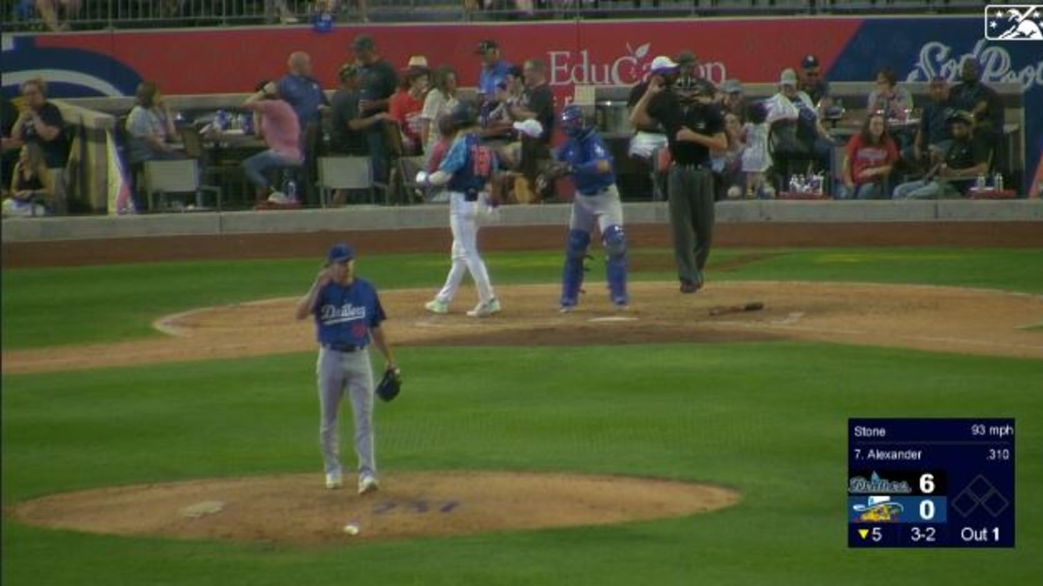 Stone fans eight in Tulsa debut | 05/19/2022 | Drillers