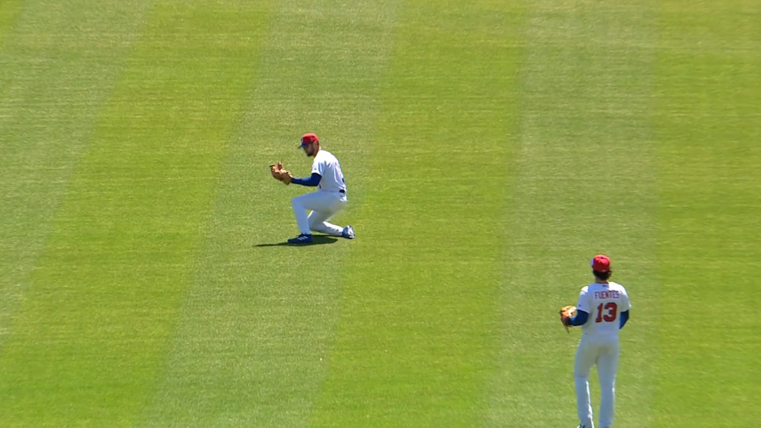 Nathan Lukes Nice Catch | 04/20/2022 | Arizona Complex League
