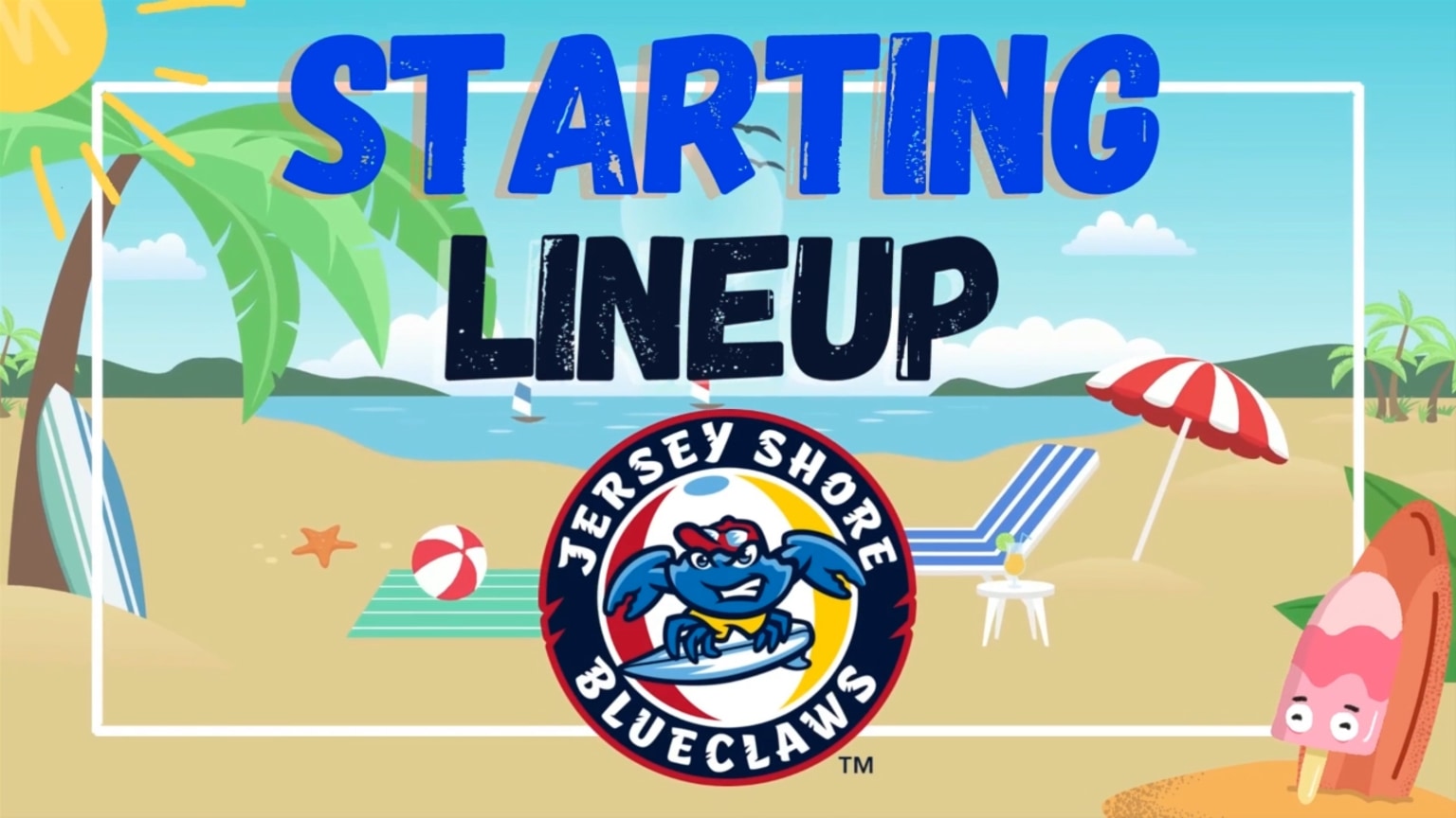 BlueClaws July Starting Lineup | 07/01/2022 | BlueClaws