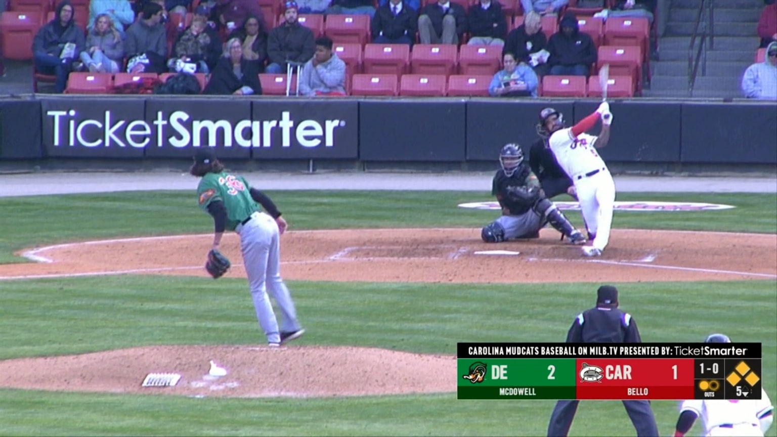 Micah Bello 3-run Double | 04/10/2022 | MiLB.com