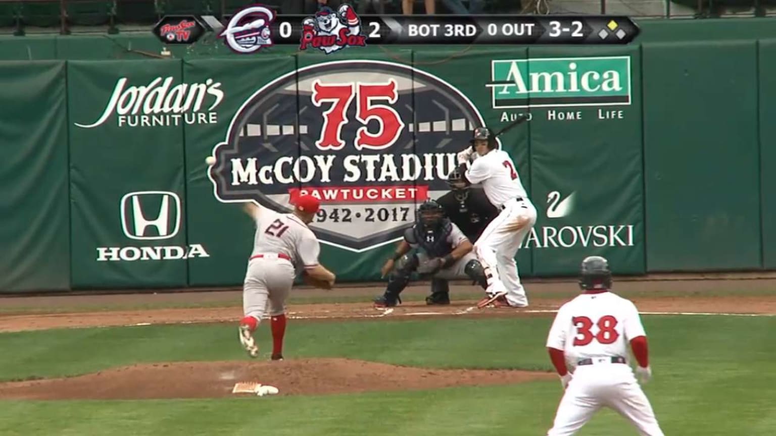 Ryan Court hits RBI double | 04/13/2017 | MiLB.com