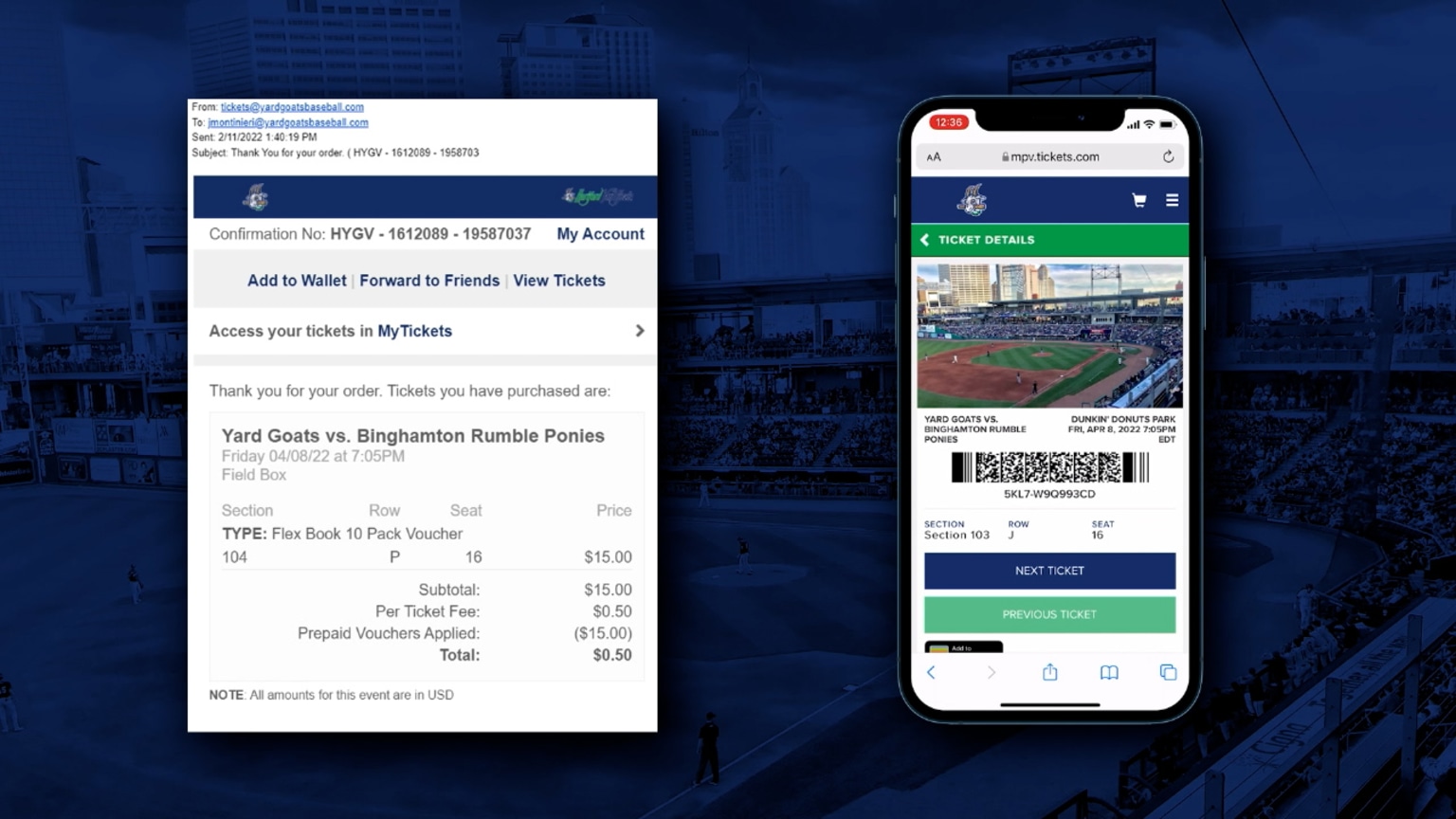 Accessing Mobile Tickets | 03/03/2022 | Yard Goats