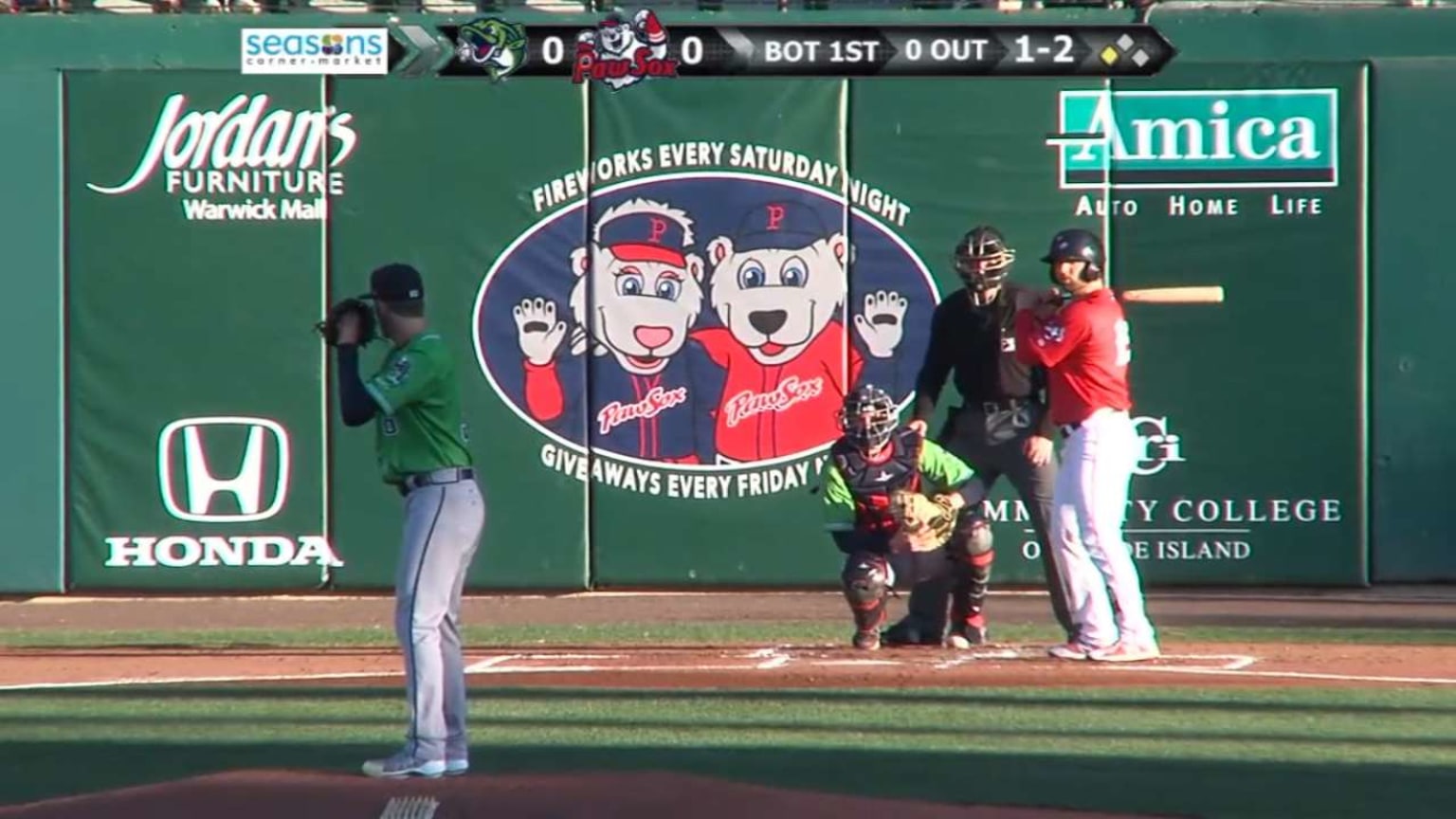 Sam Travis RBI single | 04/22/2018 | MiLB.com