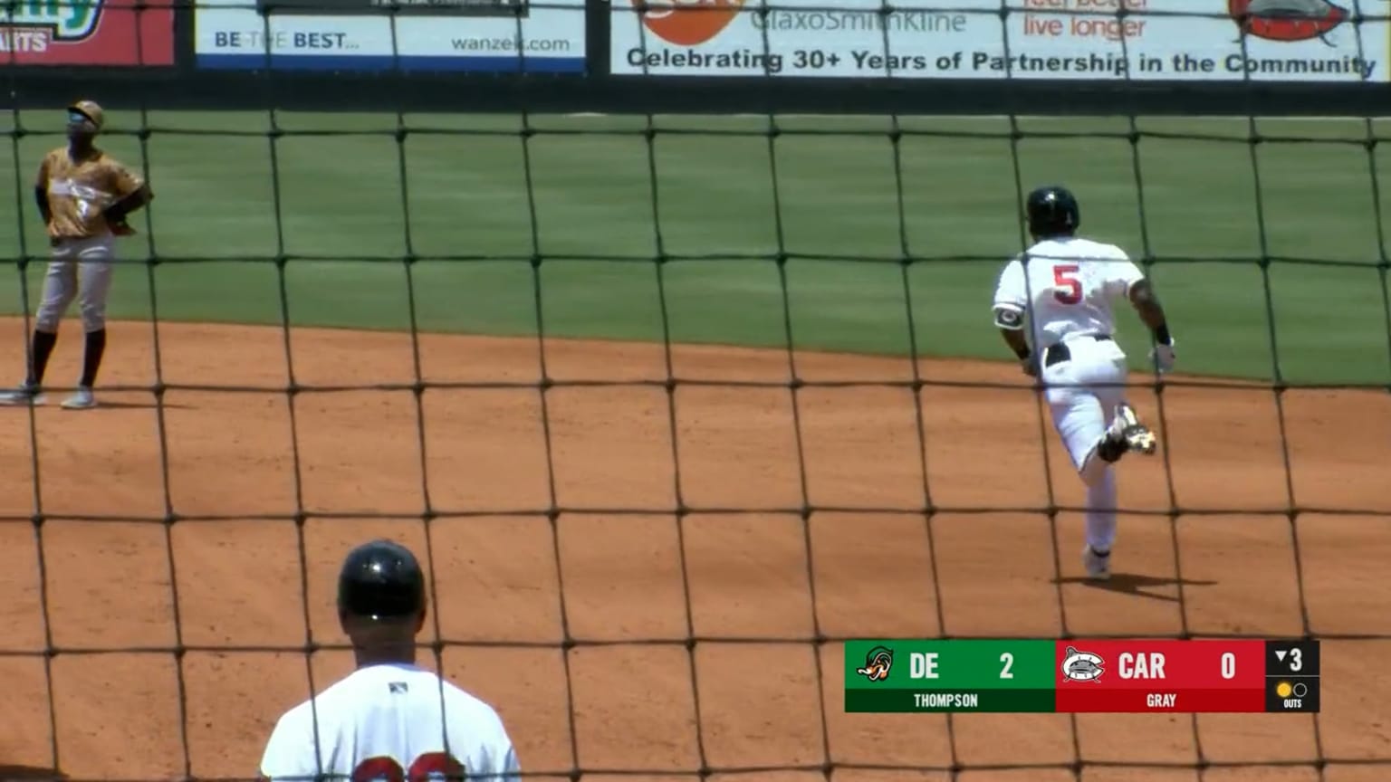 Joe Gray Jr. Solo Home Run | 06/06/2021 | Mudcats