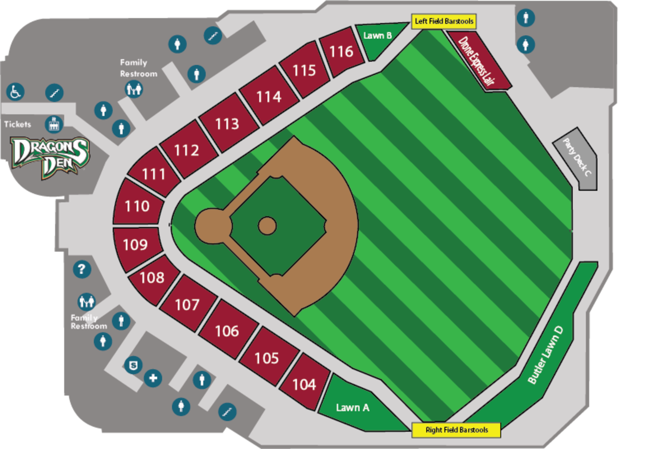 Barstool Seating | Dragons