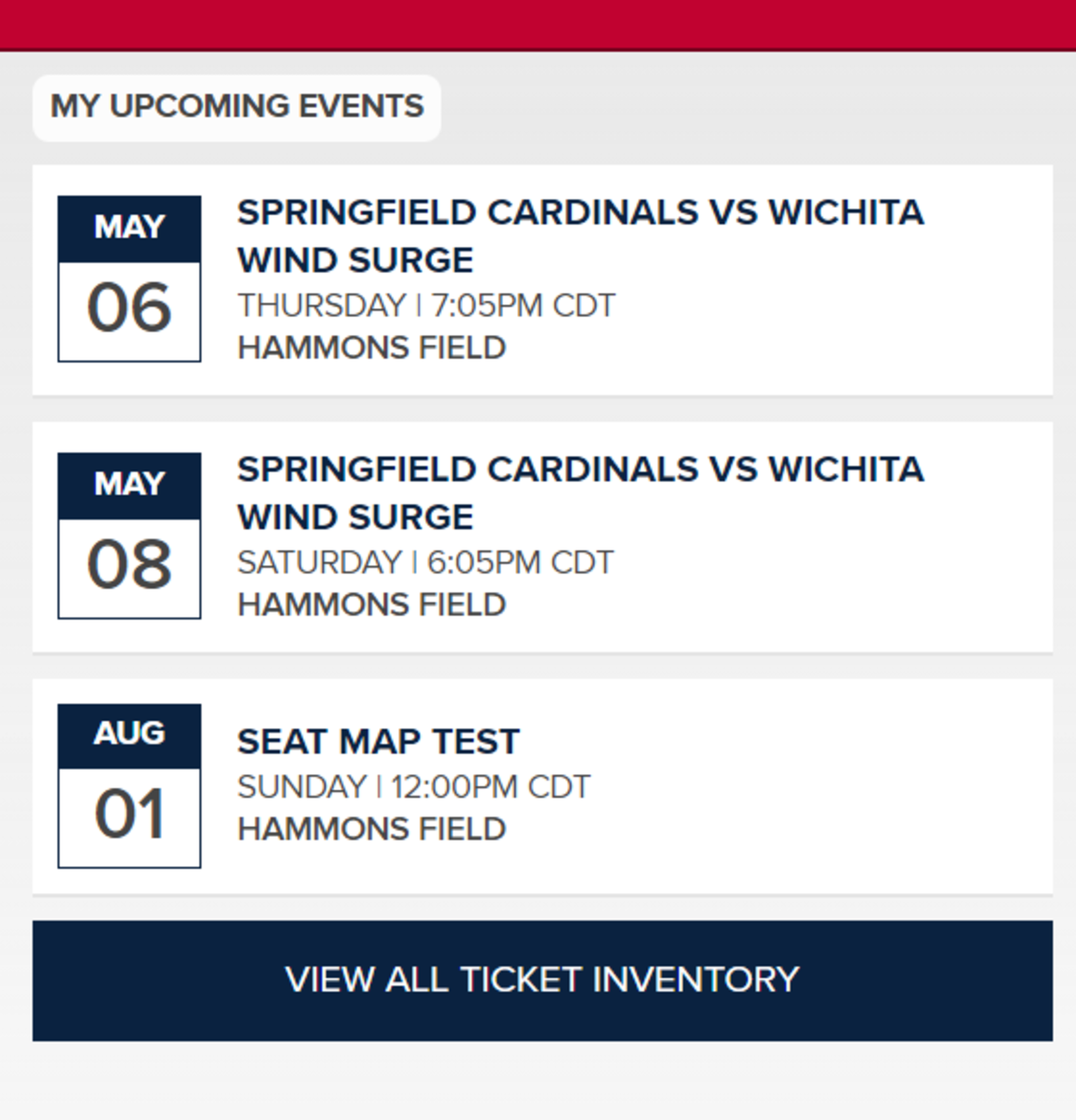 Digital Tickets | Cardinals