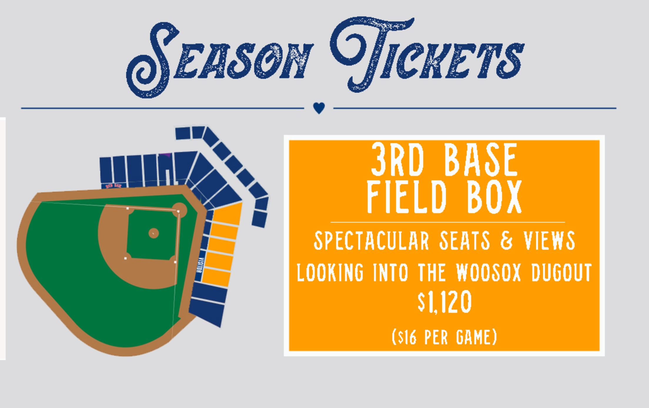 Third Base Field Box Season Tickets | Red Sox