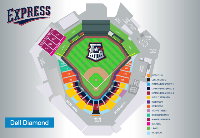 Round Rock Express Seating Chart | Express