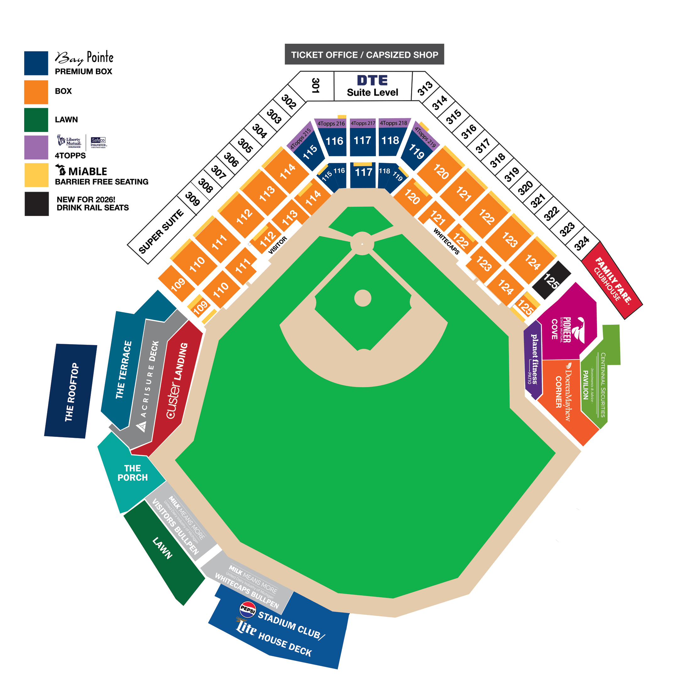 Michigan Stadium Map Seating - Infoupdate.org