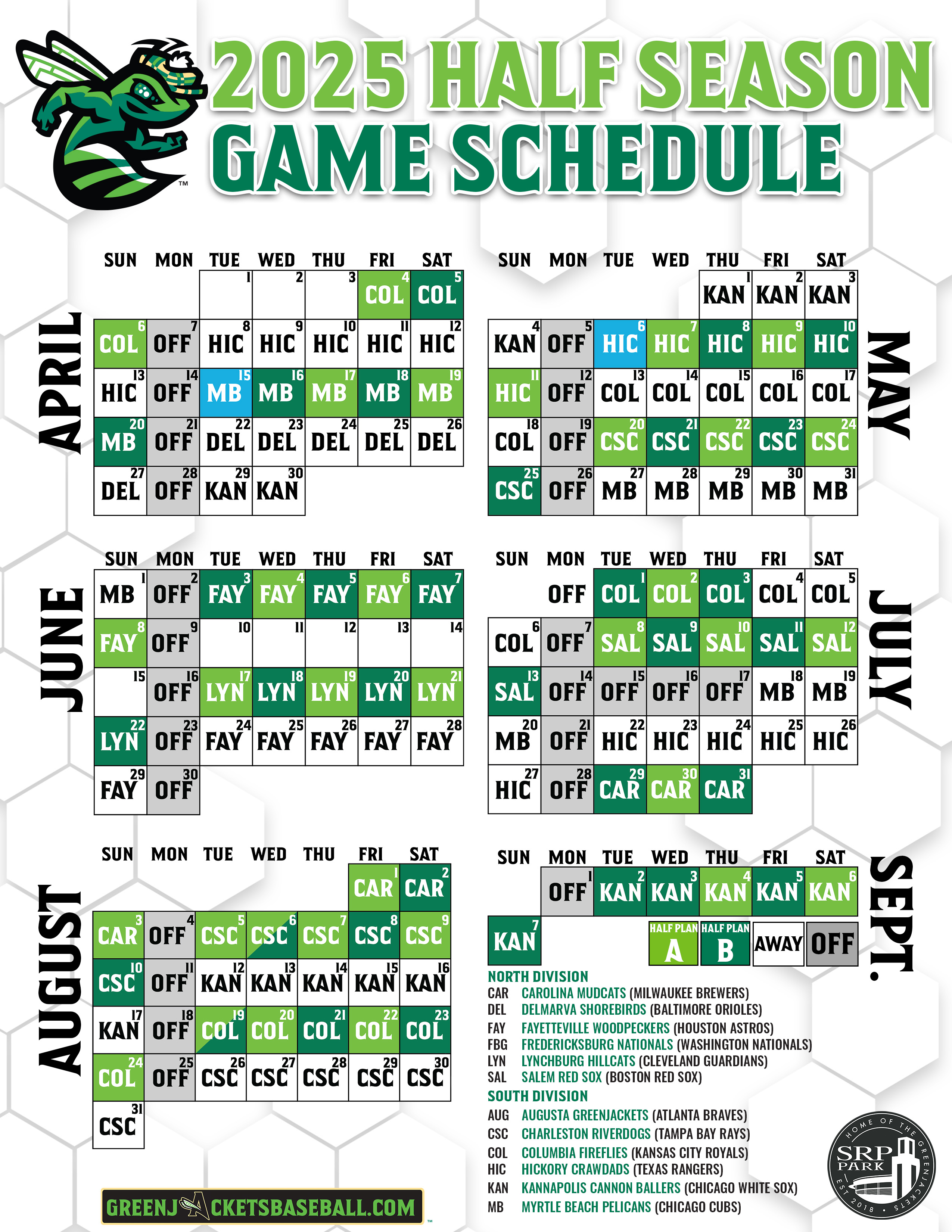 GreenJackets Half Season Tickets | GreenJackets