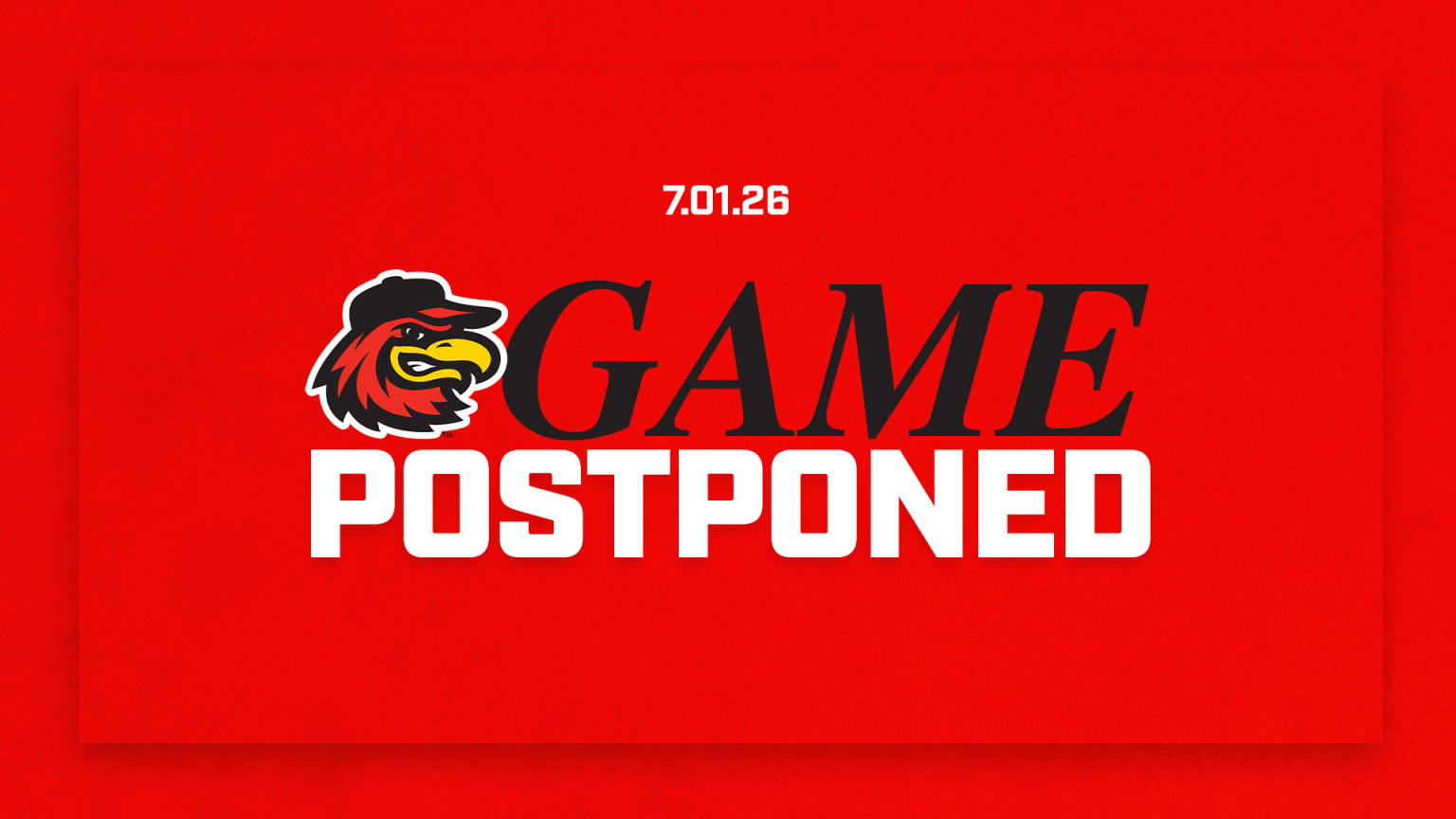 Red Wings, IronPigs Game Suspended Wednesday