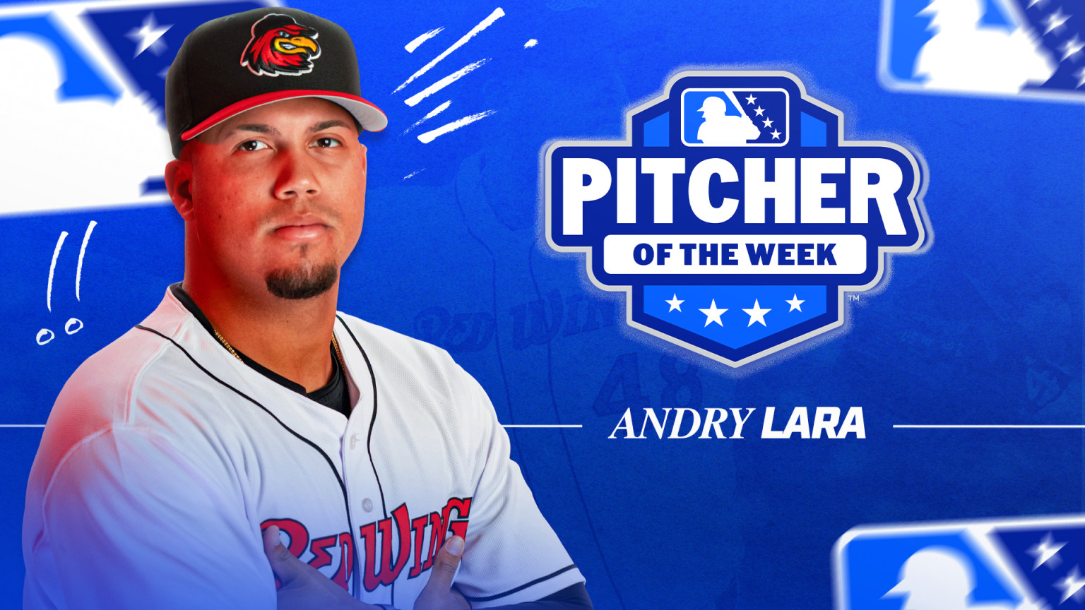 RED WINGS RHP ANDRY LARA NAMED IL PITCHER OF THE WEEK