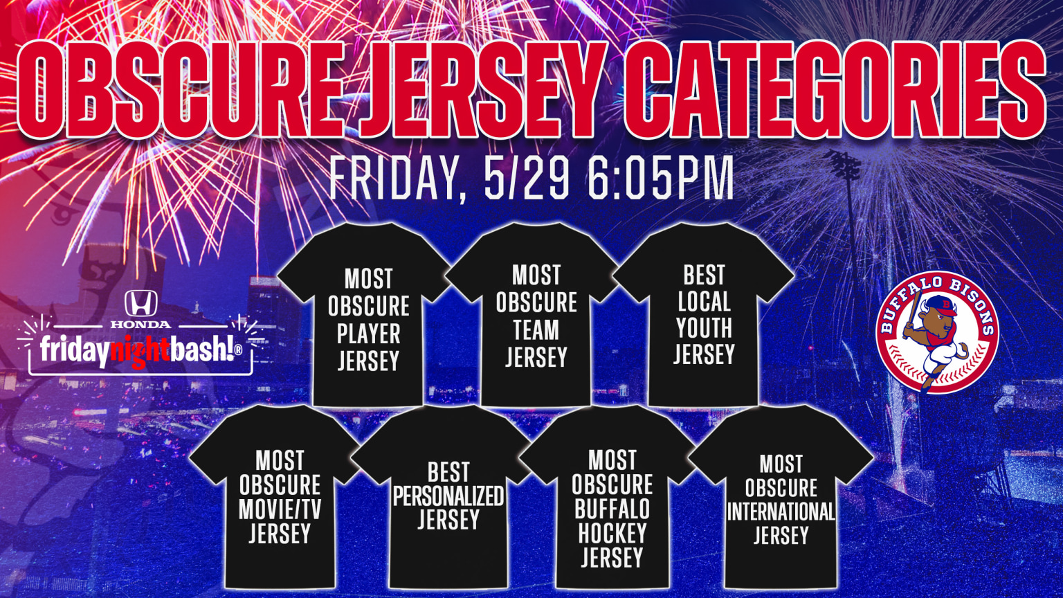 Bisons fan-favorite Obscure Jersey Night Honda fridaynightbash! returns ...