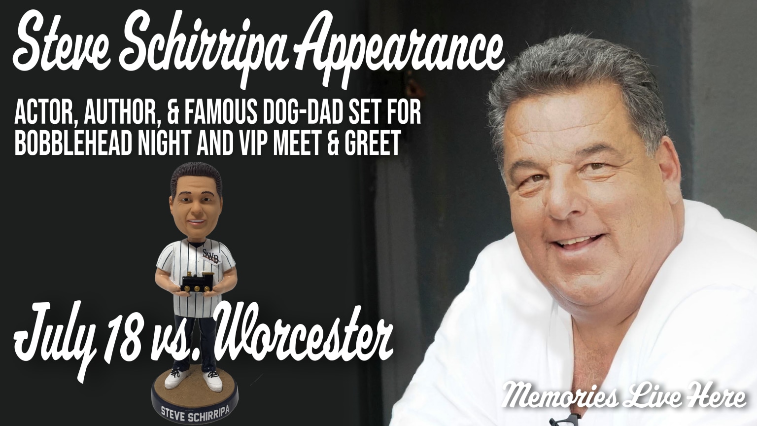 Fuggedaboutit: Actor Steve Schirripa set for VIP Meet & Greet and ...