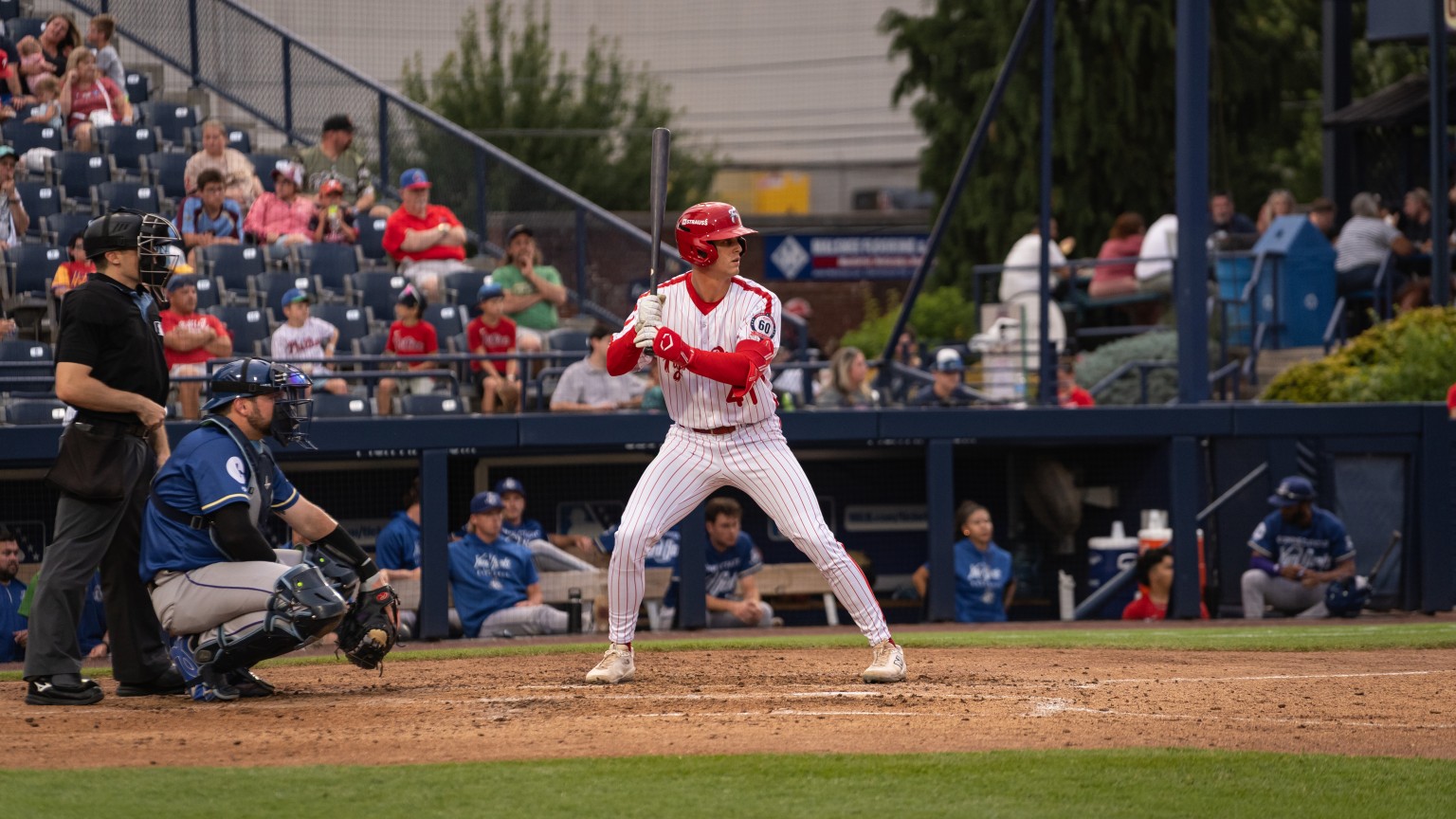 Yard Goats Claim Wire to Wire Victory over Fightin Phils