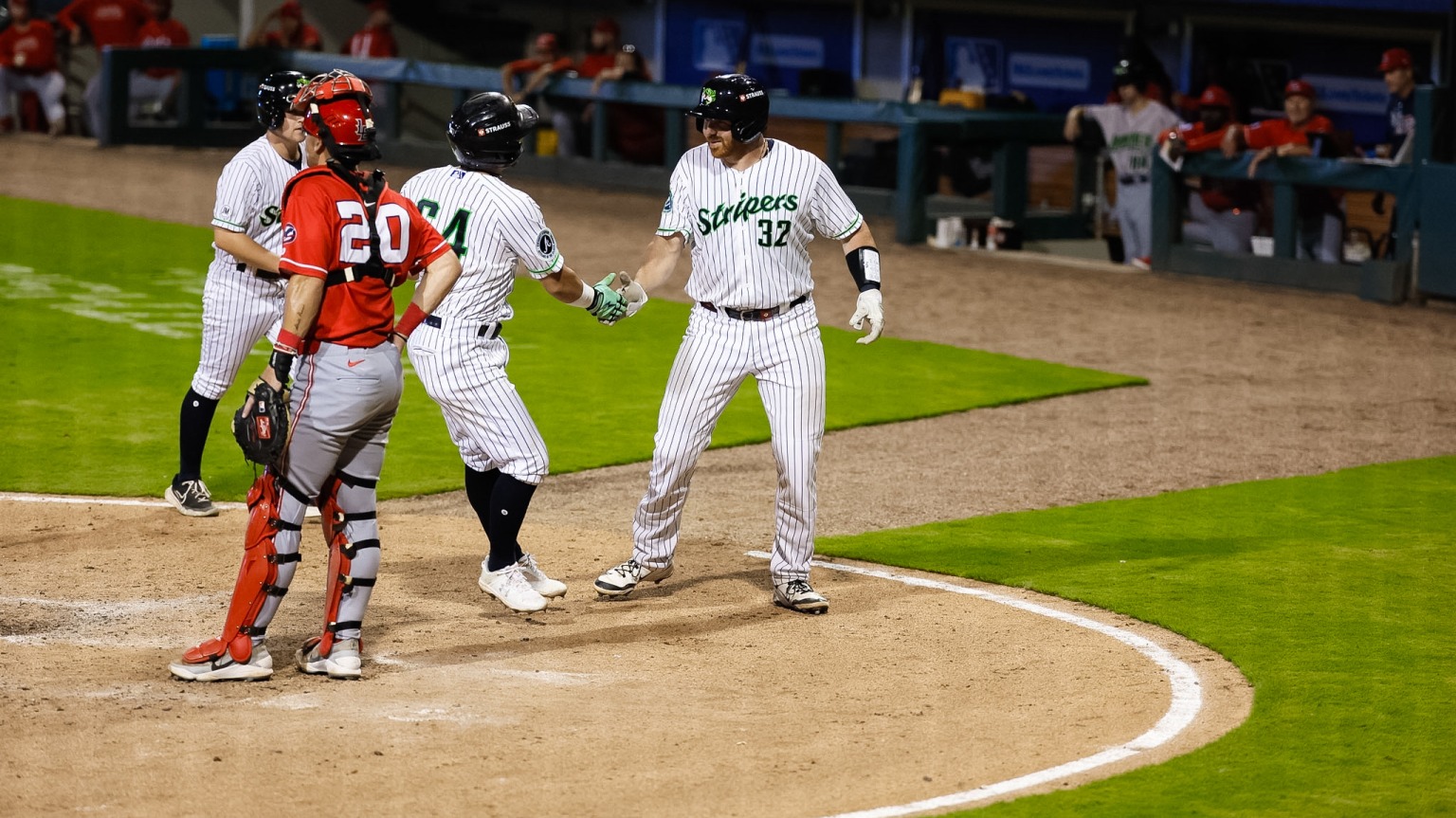 Stripers Fall 4-2 in Extra-Inning Opener, Blank Bats 6-0 in Nightcap