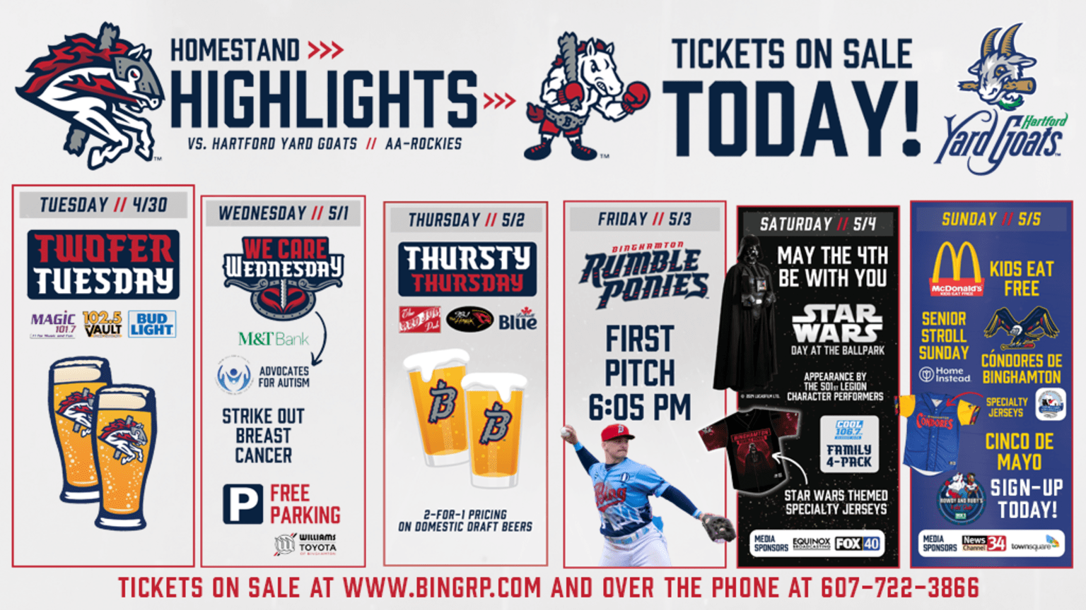 Binghamton Rumble Ponies | MiLB.com