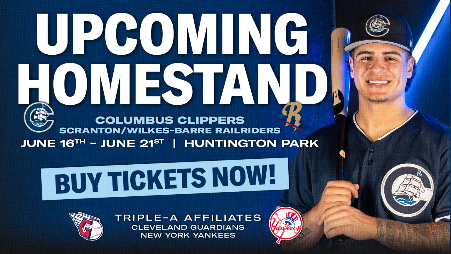 Clippers Hosting Yankees Affiliate June 16-21 With Several Fun ...