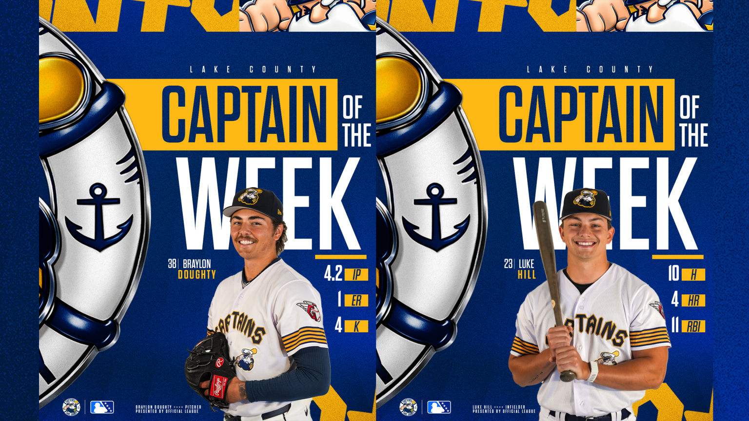 Captains of the Week (5/12-5/17/26): Braylon Doughty & Luke Hill