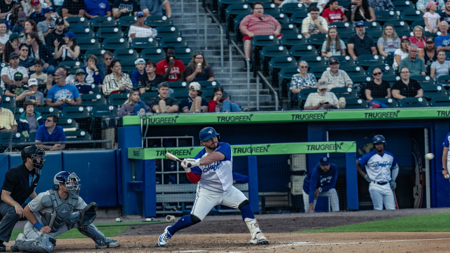 Kirk joins Bisons on rehab assignment in win over Syracuse