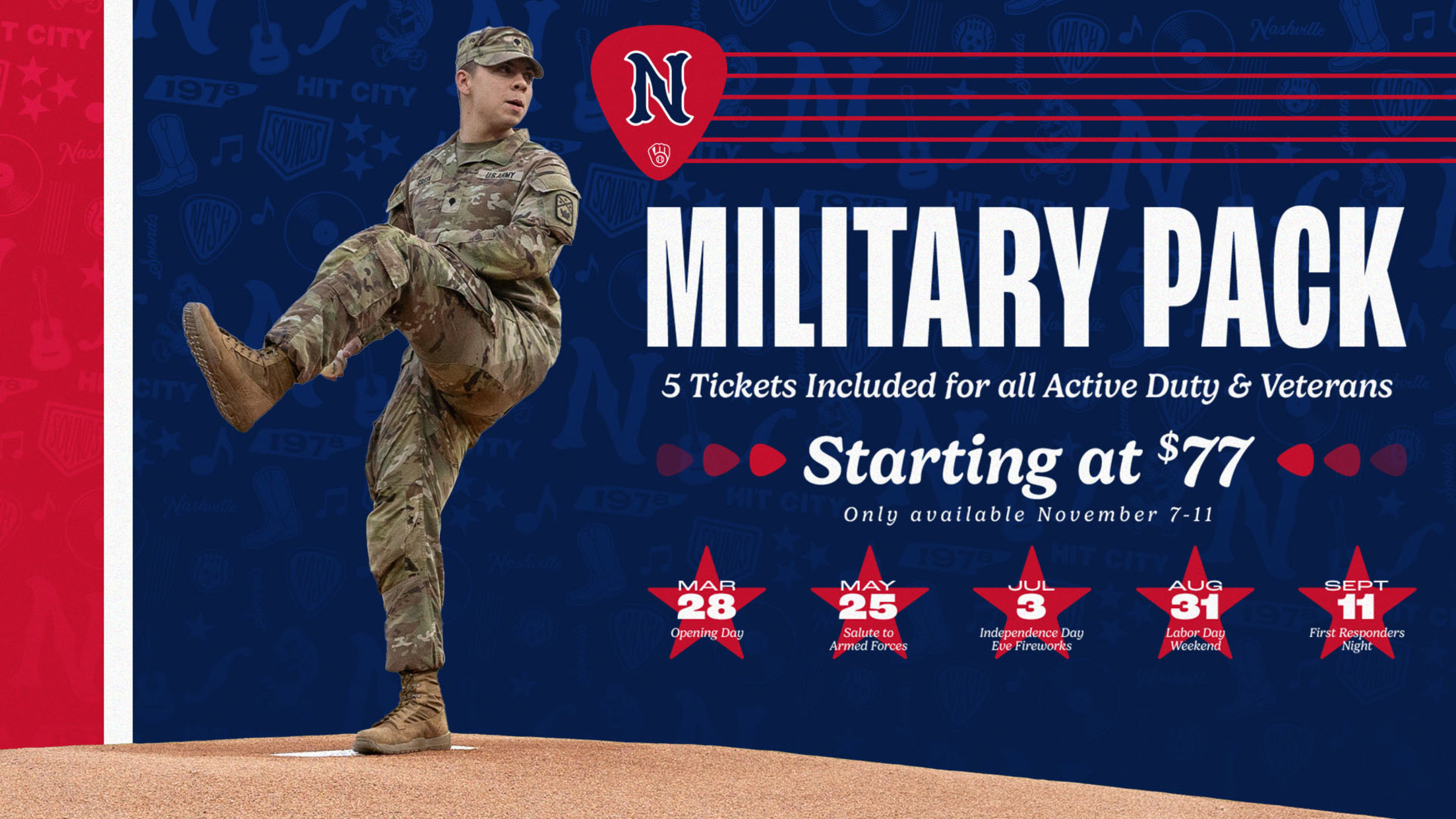 Sounds Unveil Military Ticket Pack | MiLB.com