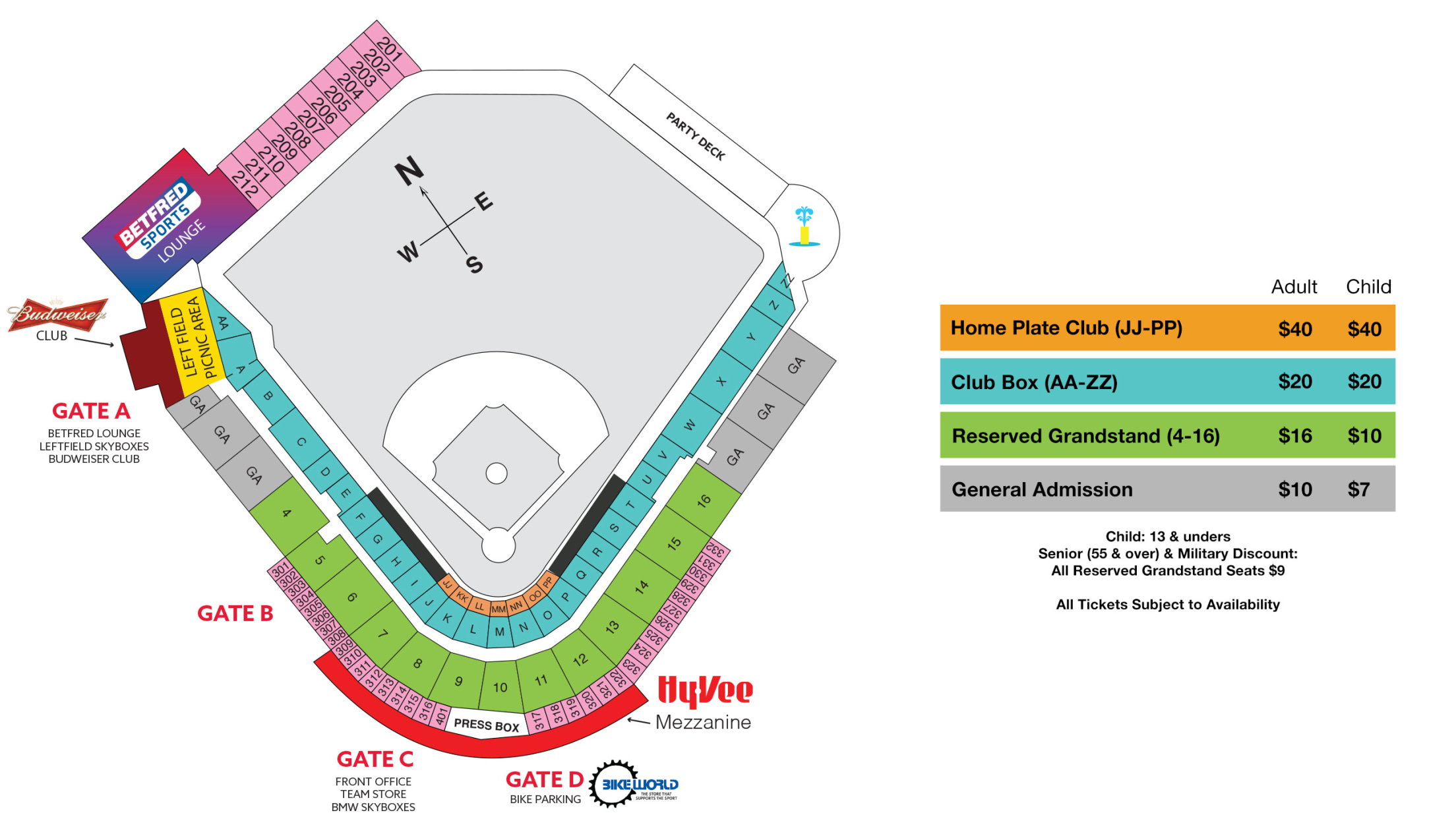 Seating Chart | Cubs