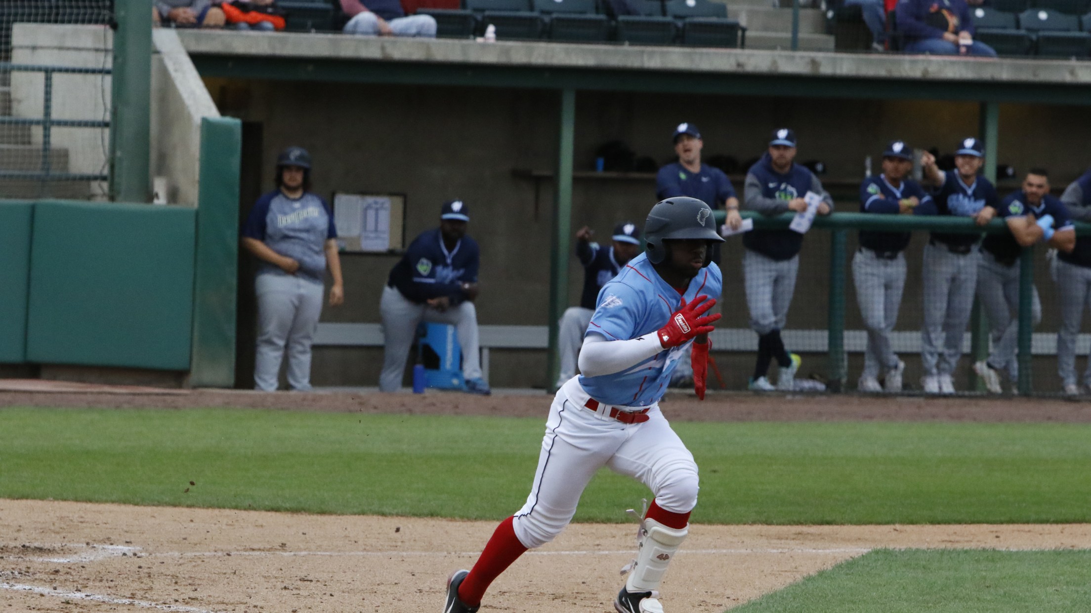 Sellout Crowd Sees Rooster Tails Set Pace, Hold Off Spokane | MiLB.com