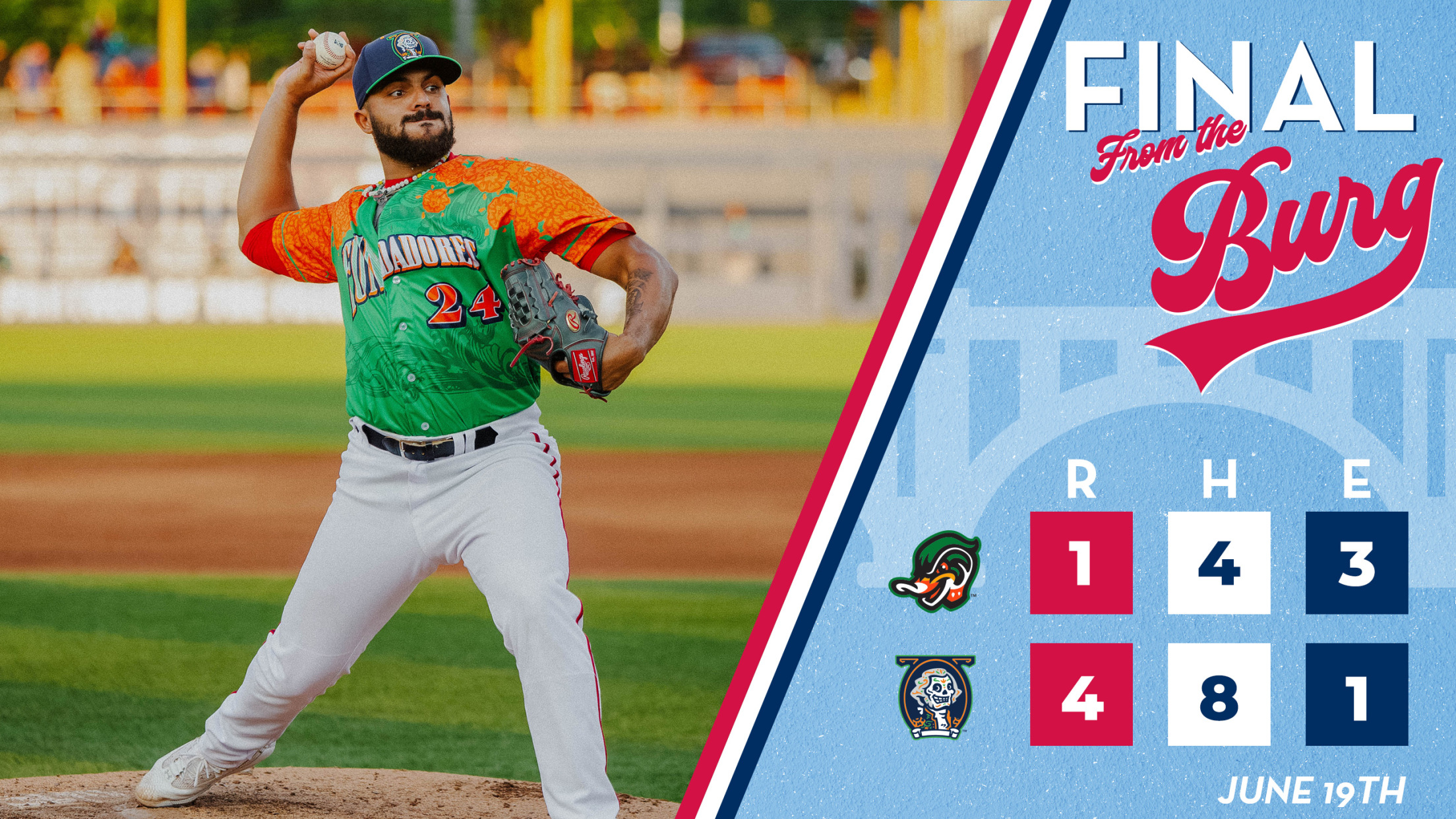 Green Delivers Key Knock in 4-1 Victory | MiLB.com