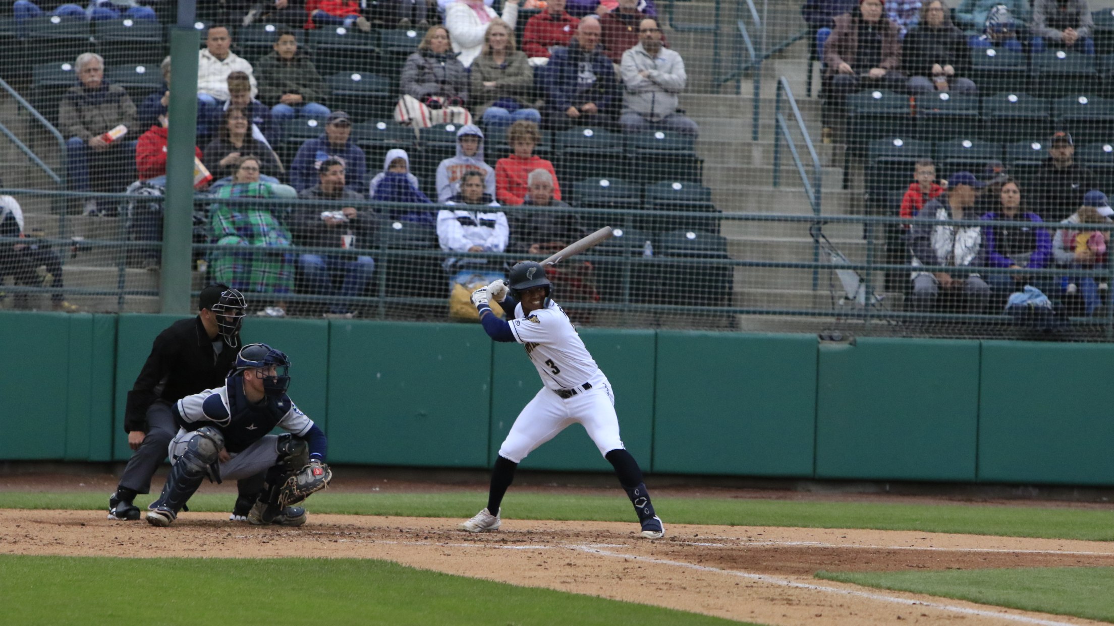 Late Dust Devils Charge Given Red Light by Emeralds | MiLB.com