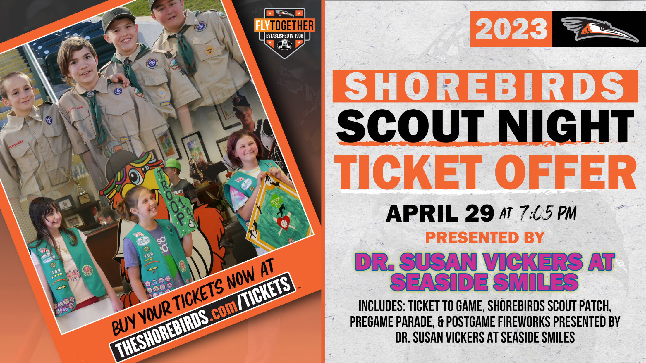 Special Ticket Offers | Shorebirds