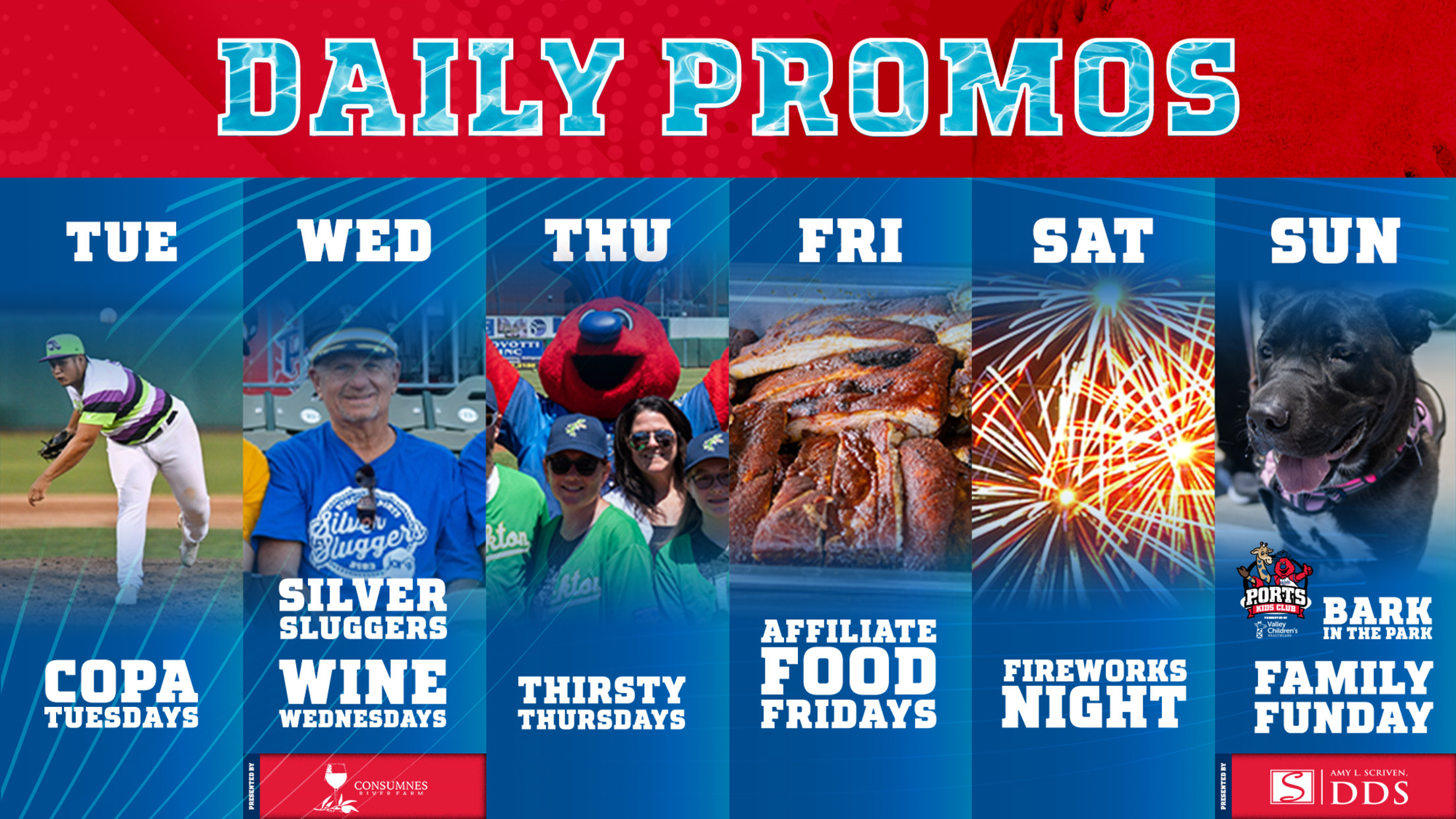 Stockton Ports Release 2024 Daily Promotions | MiLB.com