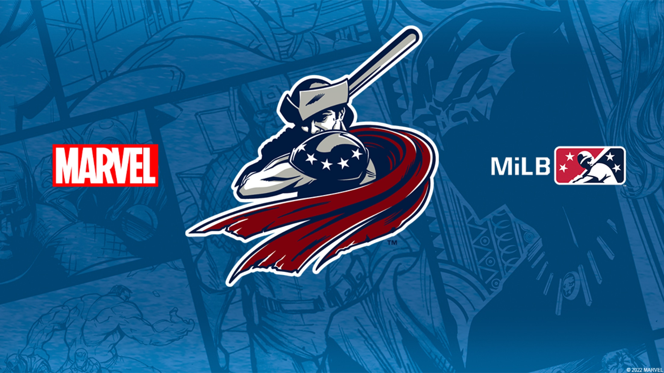 MiLB And Marvel Unveil First Wave of New Marvel-Designed Team Logos for ...