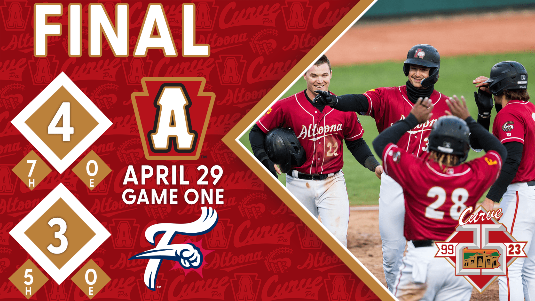 Curve and Fightins Split Doubleheader on Saturday | MiLB.com