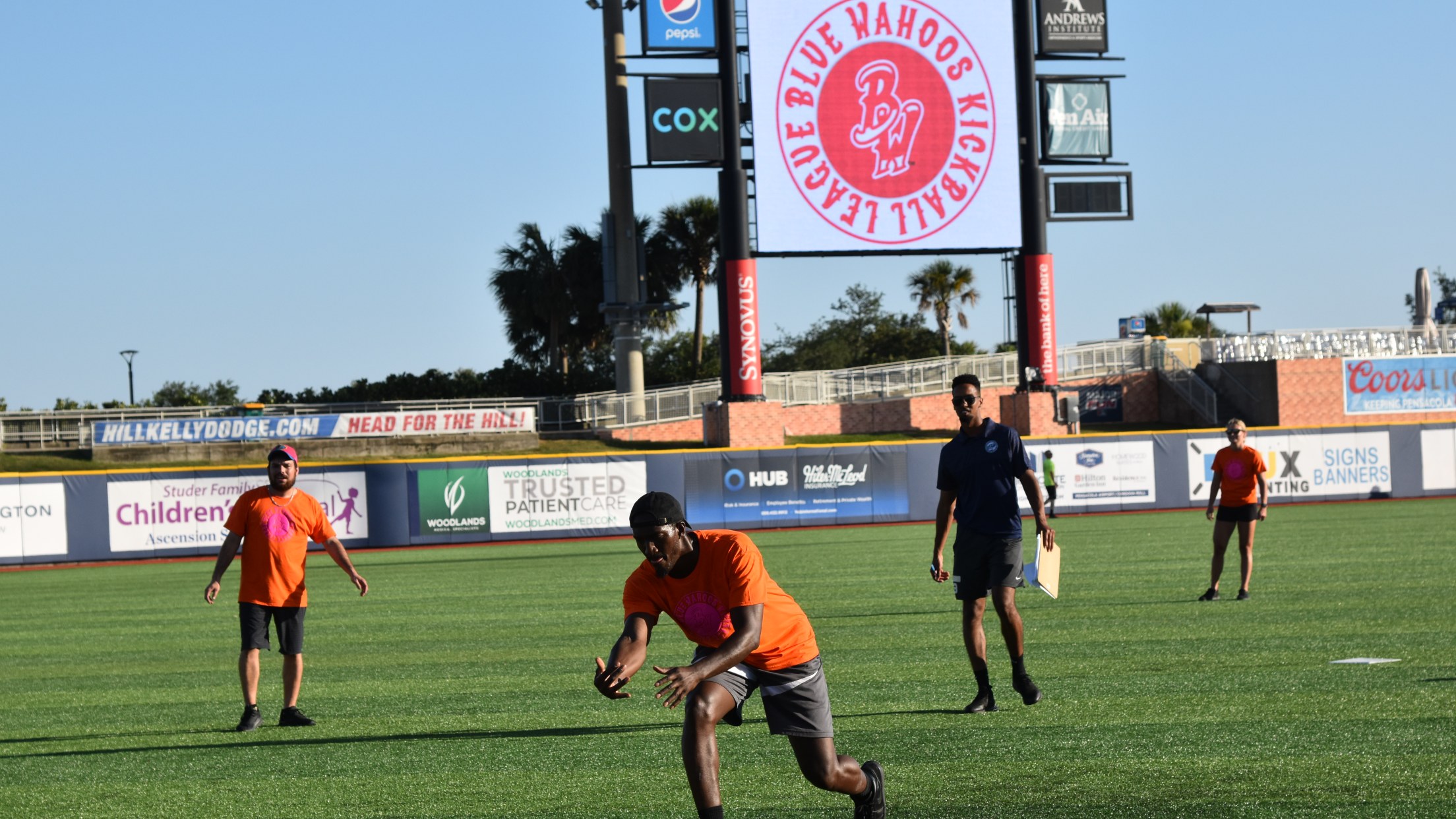 Blue Wahoos Kickball | MiLB.com