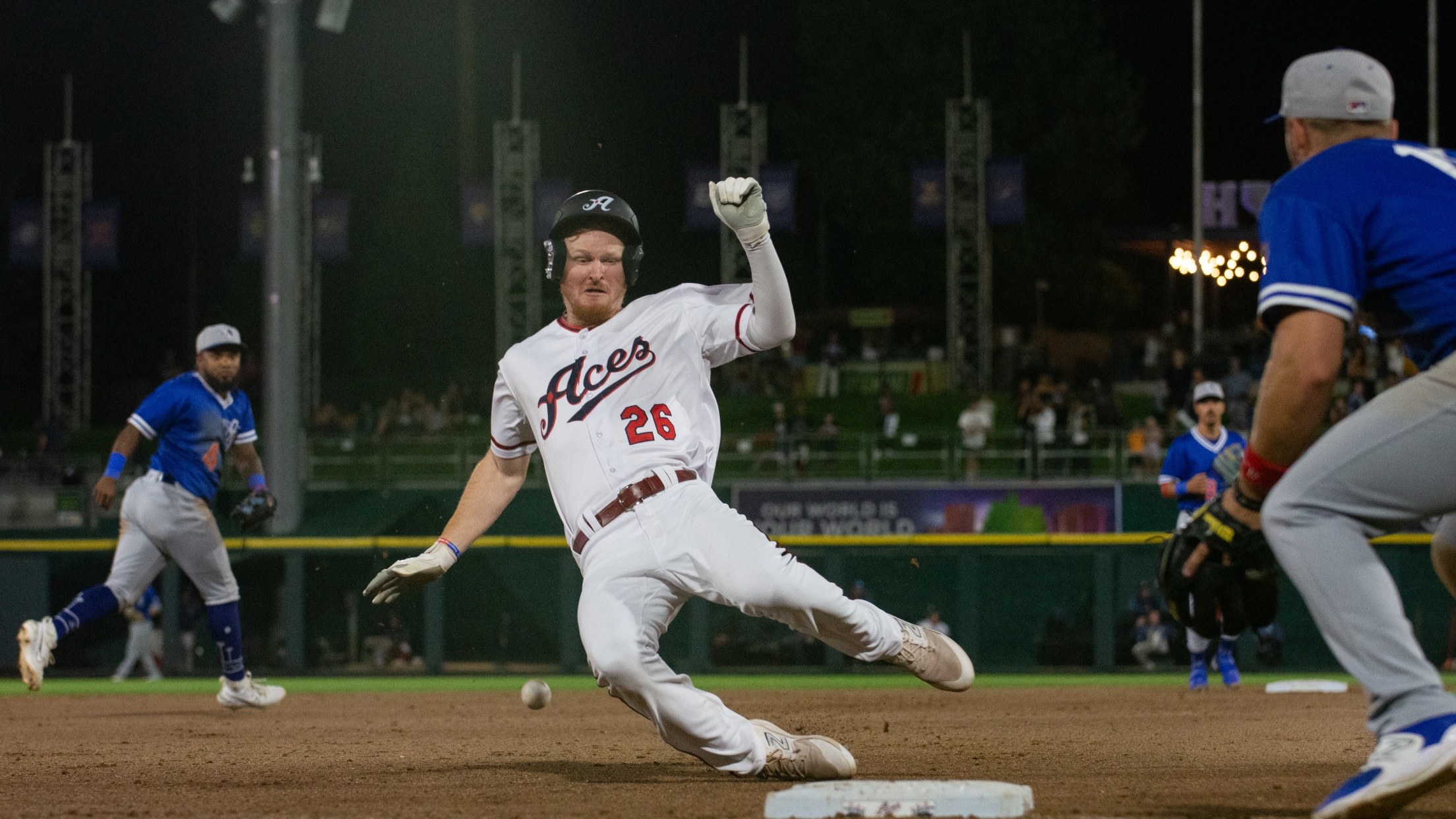 Del Castillo Crushes First Triple-A Home Run as Aces Swat Bees | MiLB.com