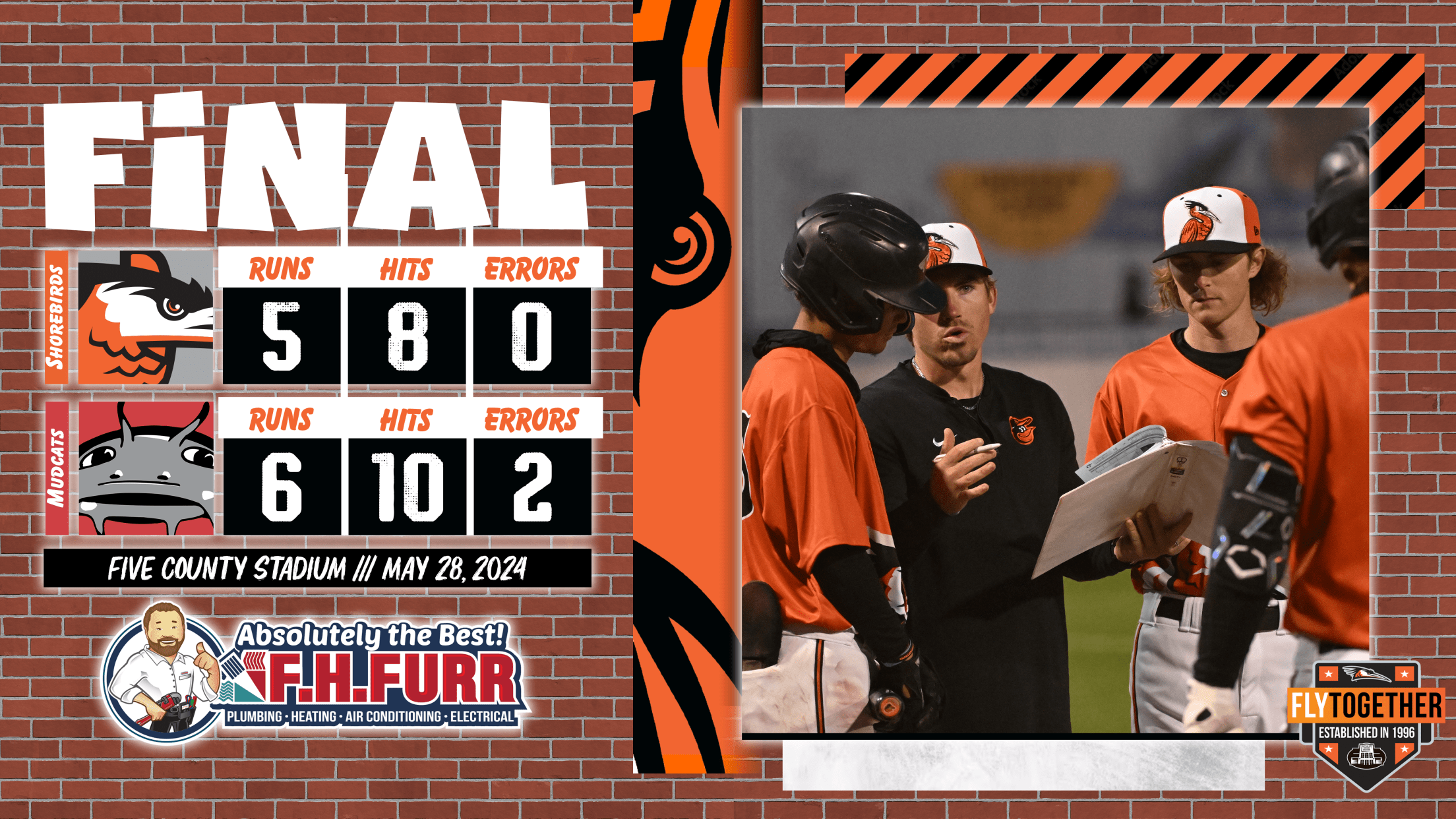 Mudcats Rally to Defeat Shorebirds in Series Opener | MiLB.com