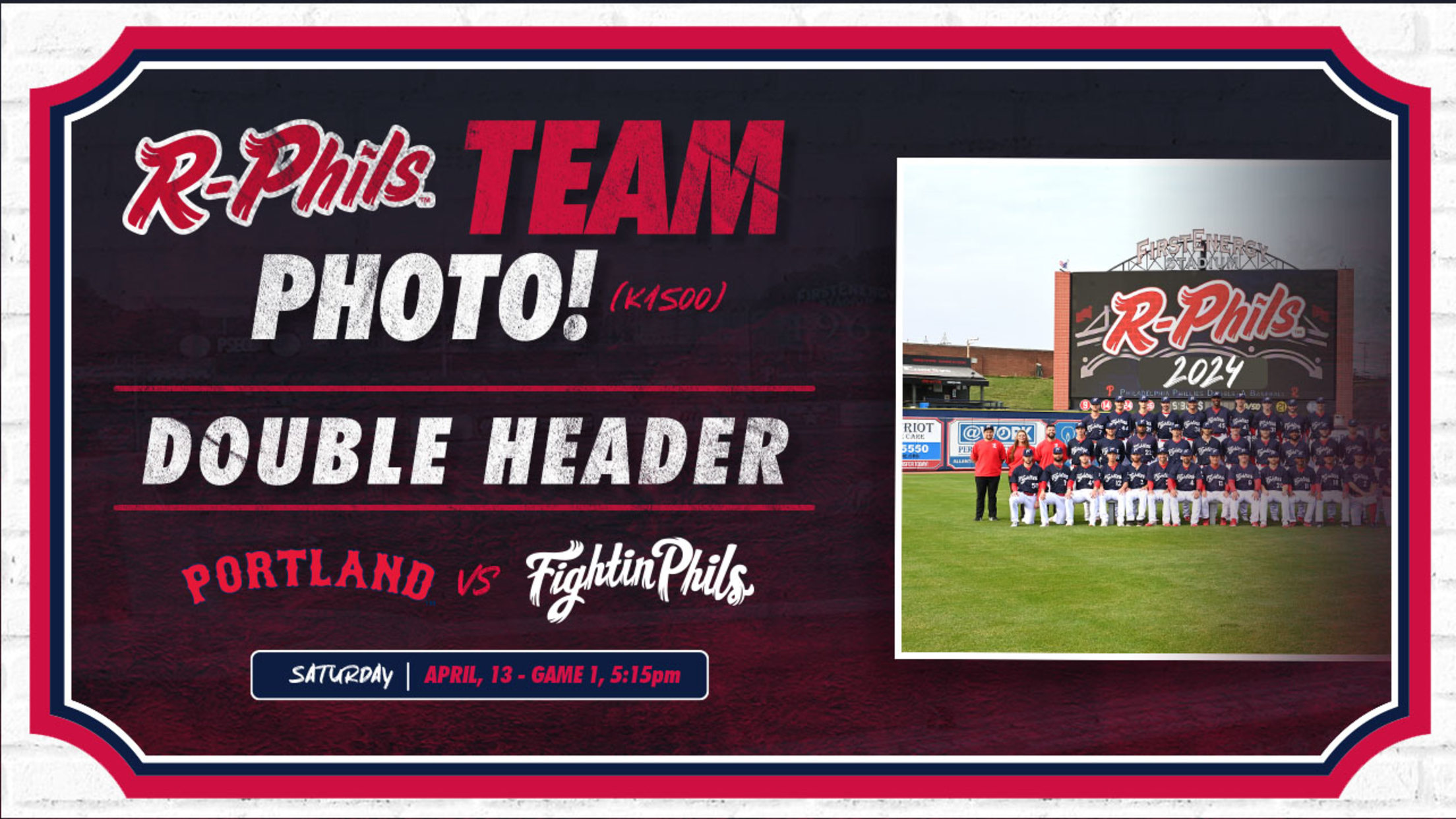 Reading and Portland to Play Doubleheader Saturday | MiLB.com