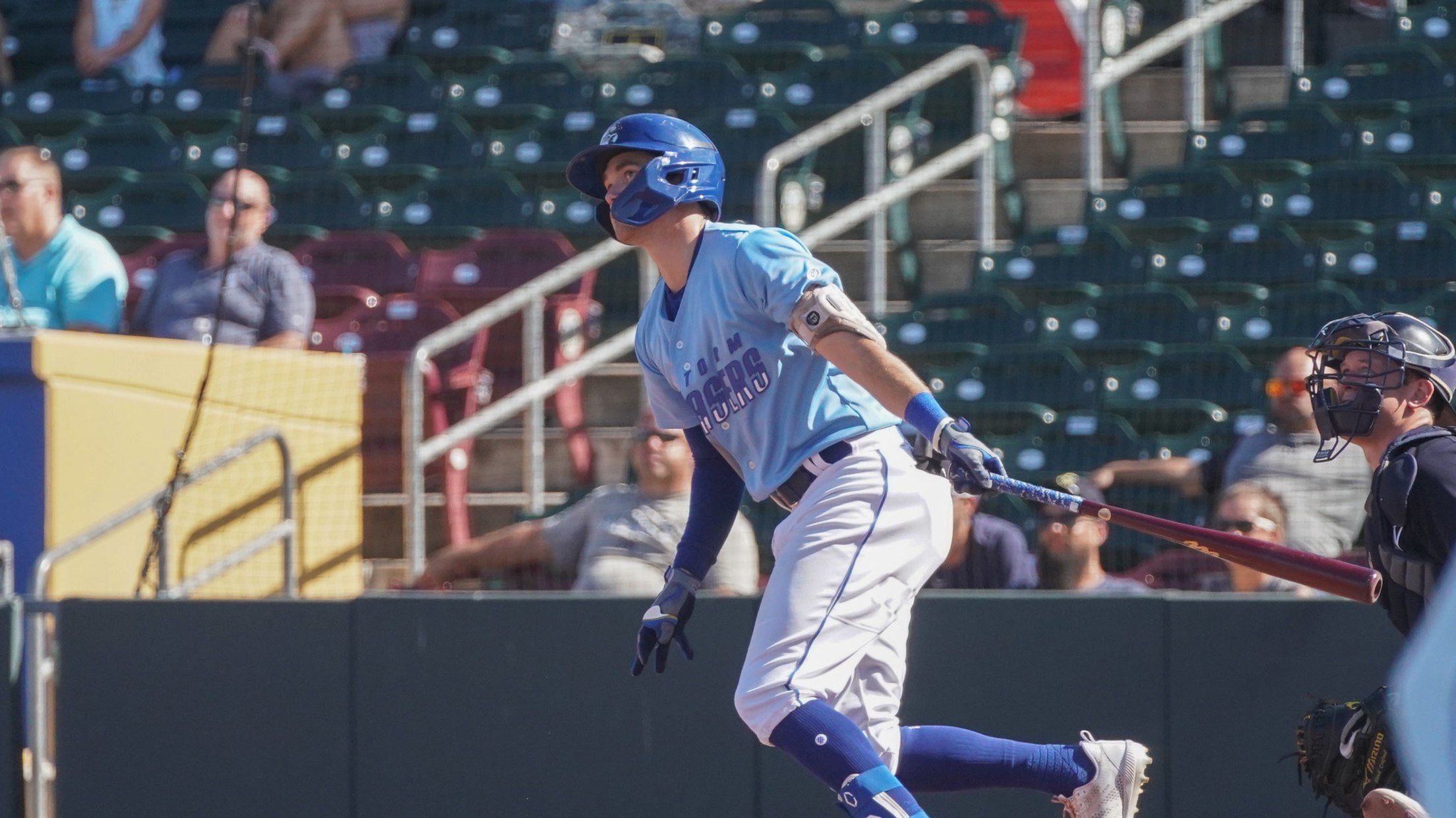Storm Chasers put up six runs but drop series opener to the Saints ...