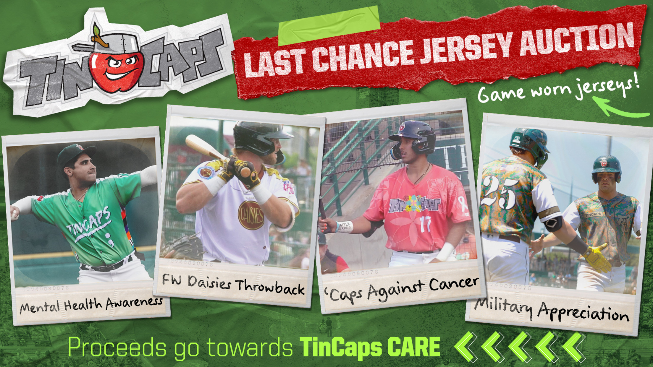 Last Chance Jersey Auction | MiLB.com