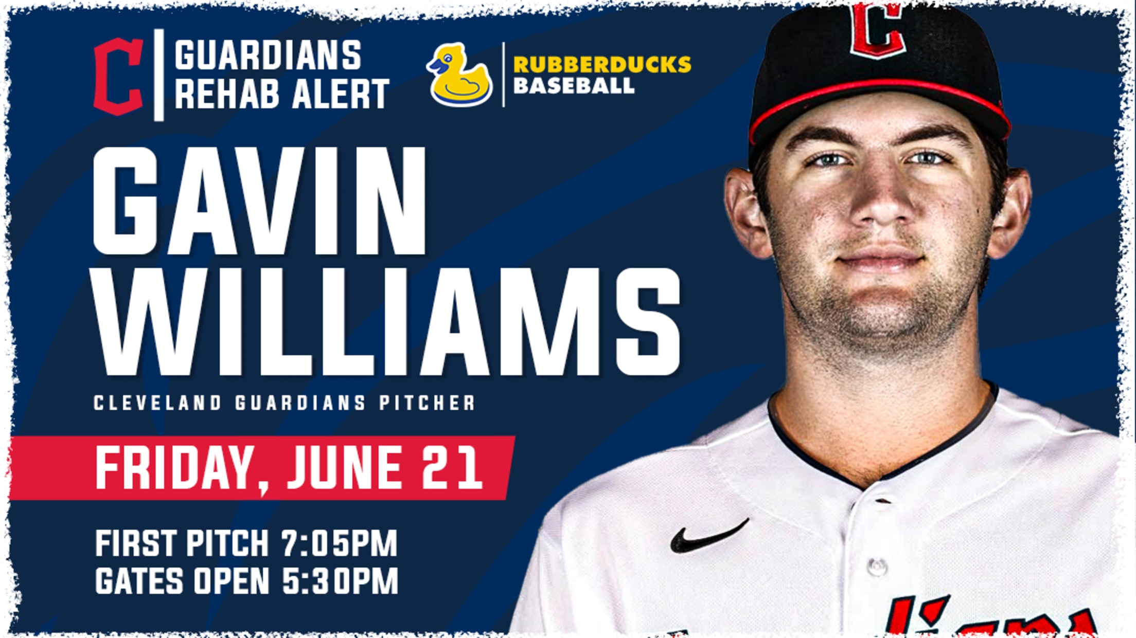 Guardians Gavin Williams to rehab Friday at Canal Park | MiLB.com