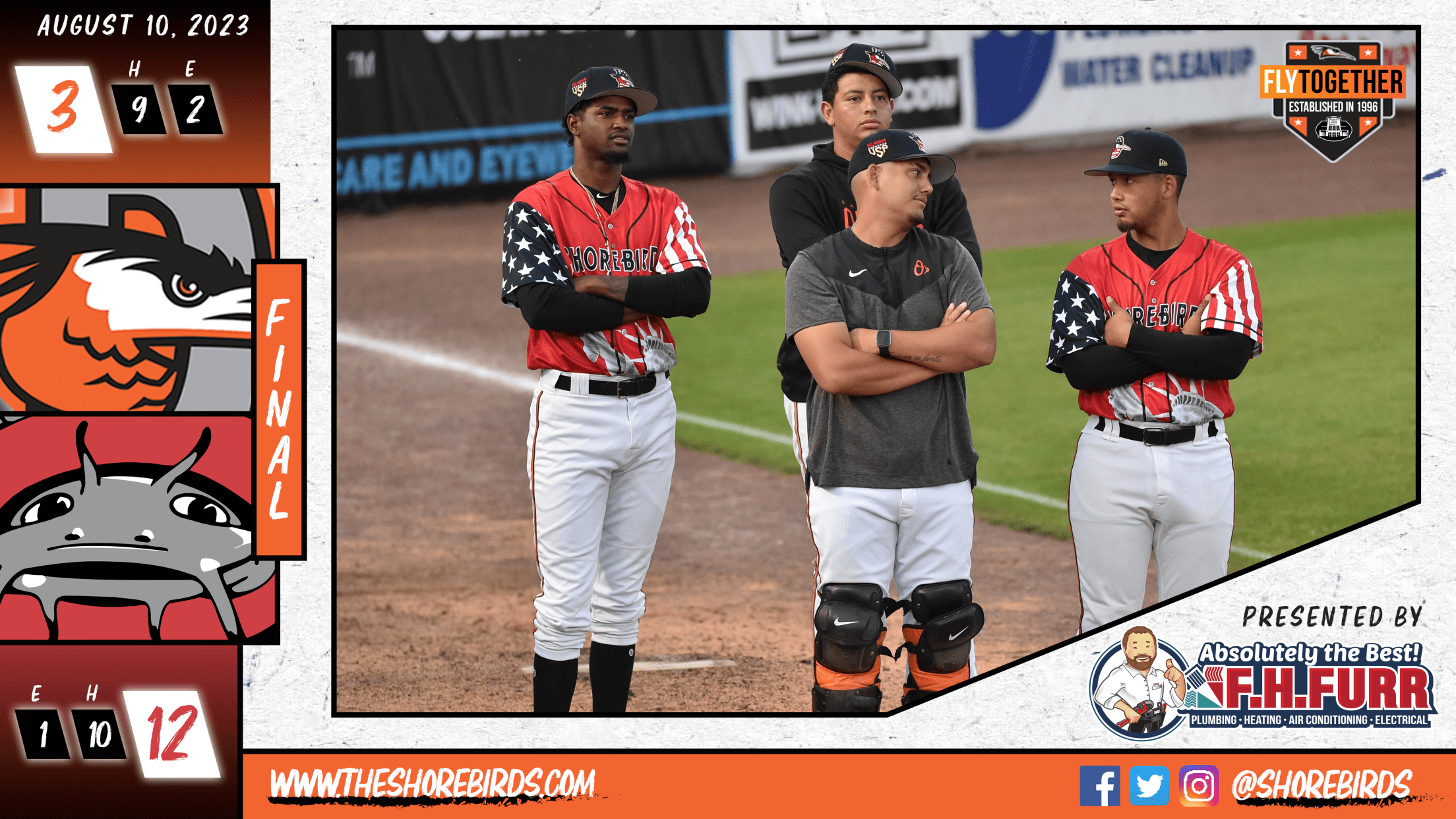 Shorebirds Lose Third Straight to Mudcats | MiLB.com