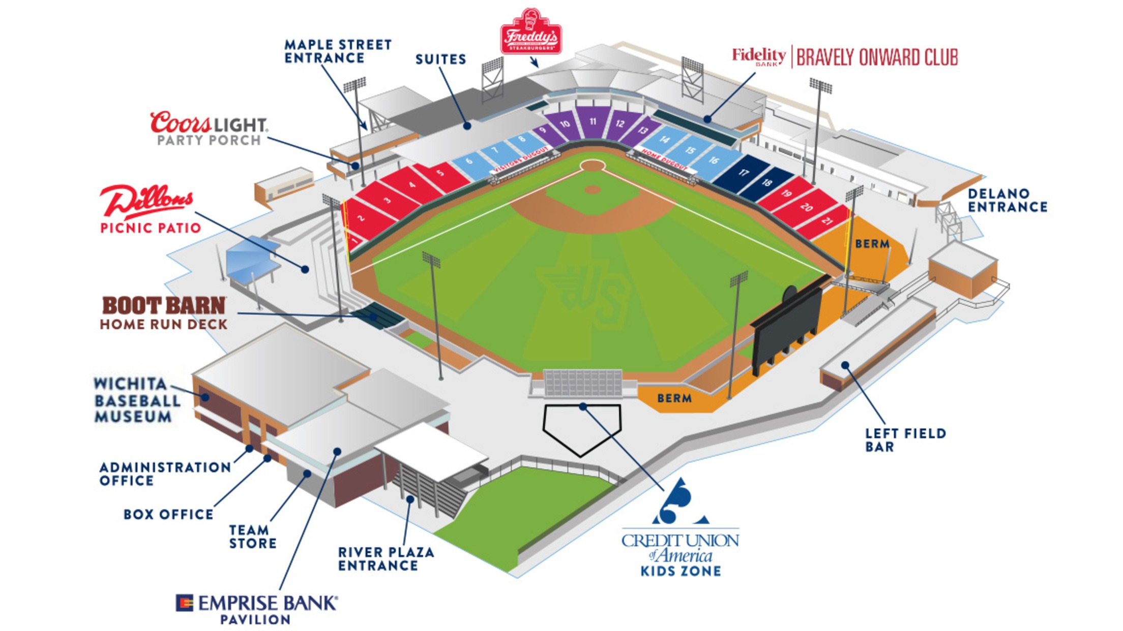 Seating Map | Wind Surge