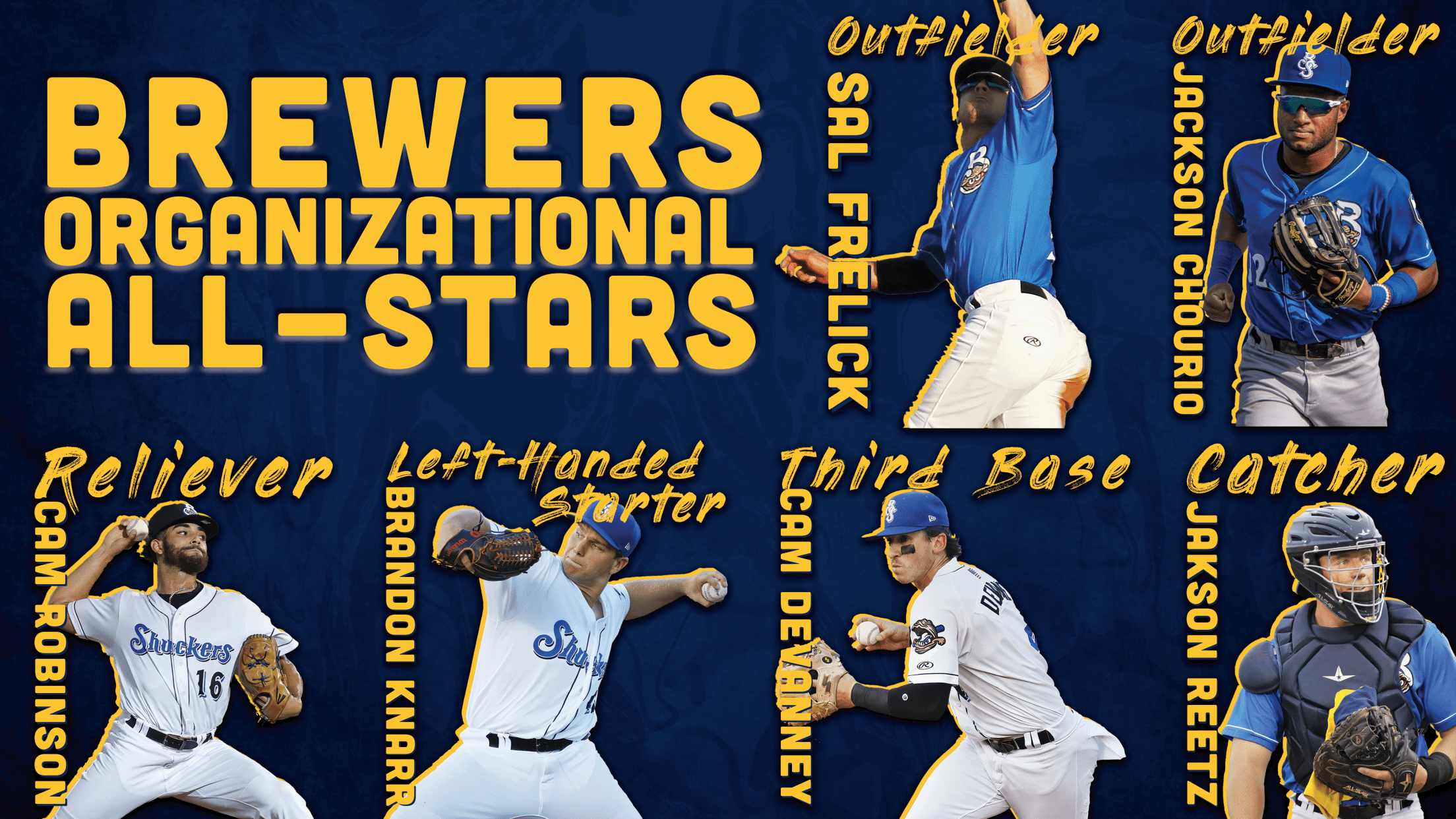 Six Shuckers Named Brewers' Organizational All-Stars | MiLB.com